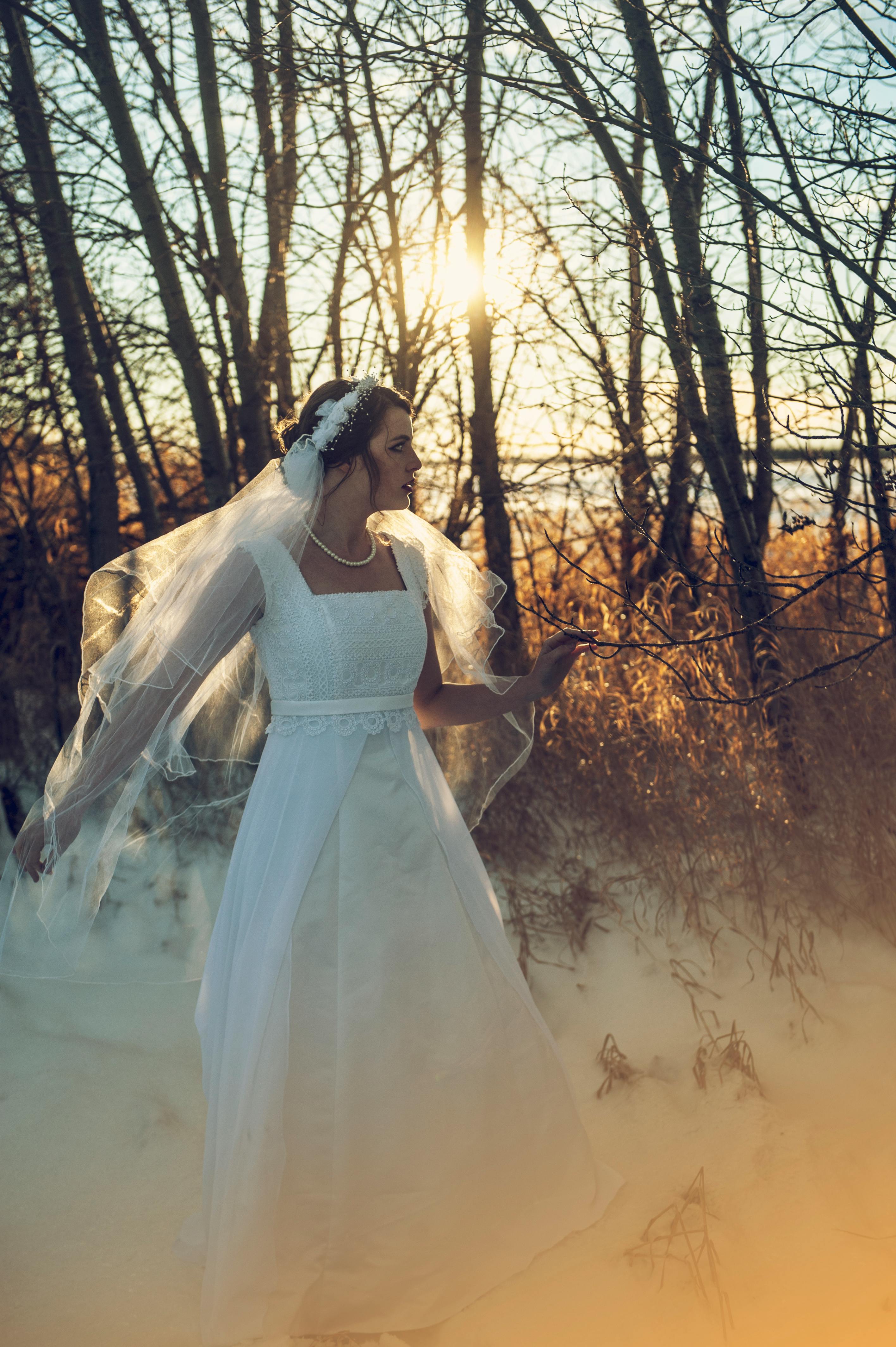 woman in wedding dress · Free Stock Photo