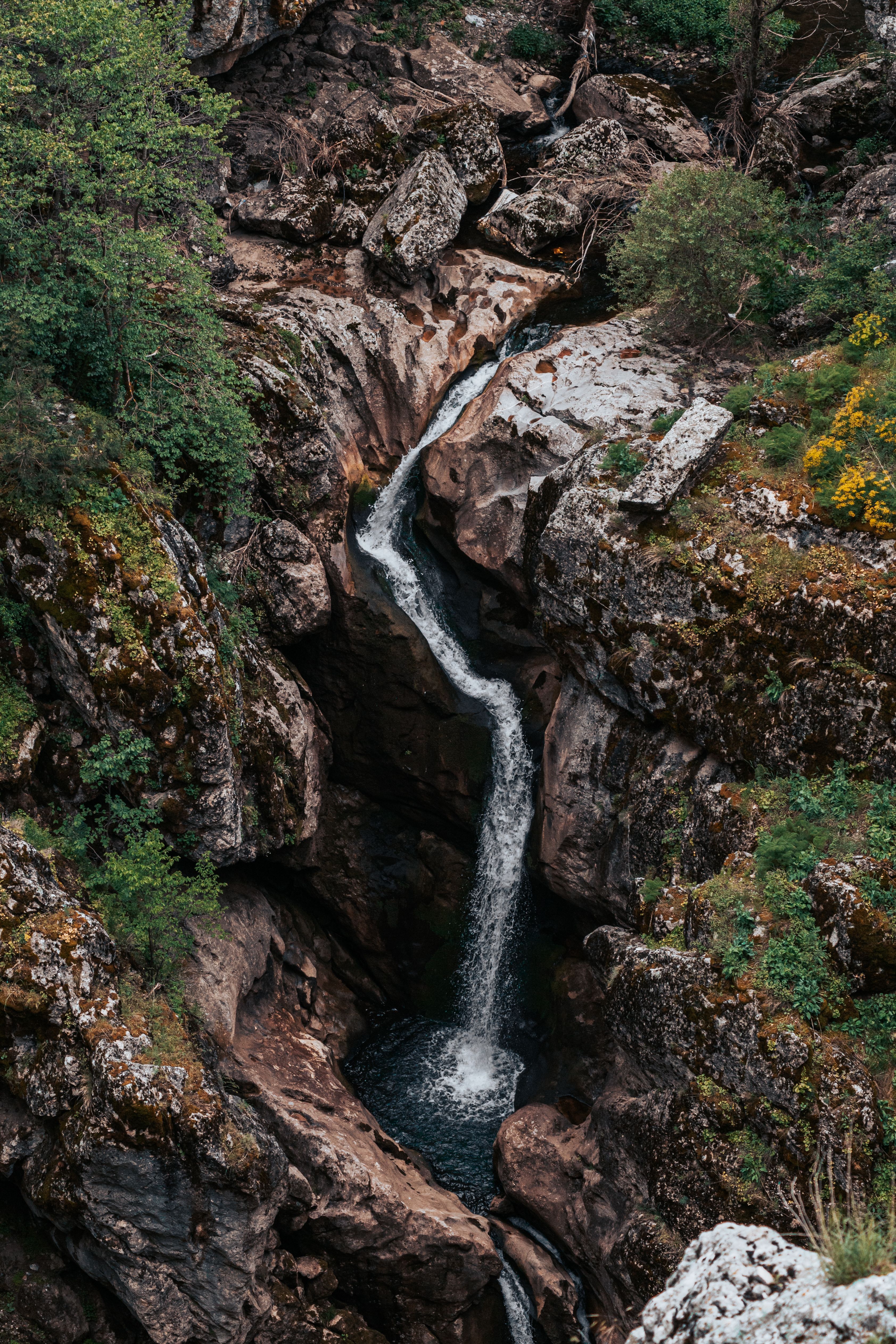 Water Falling to the Pond · Free Stock Photo