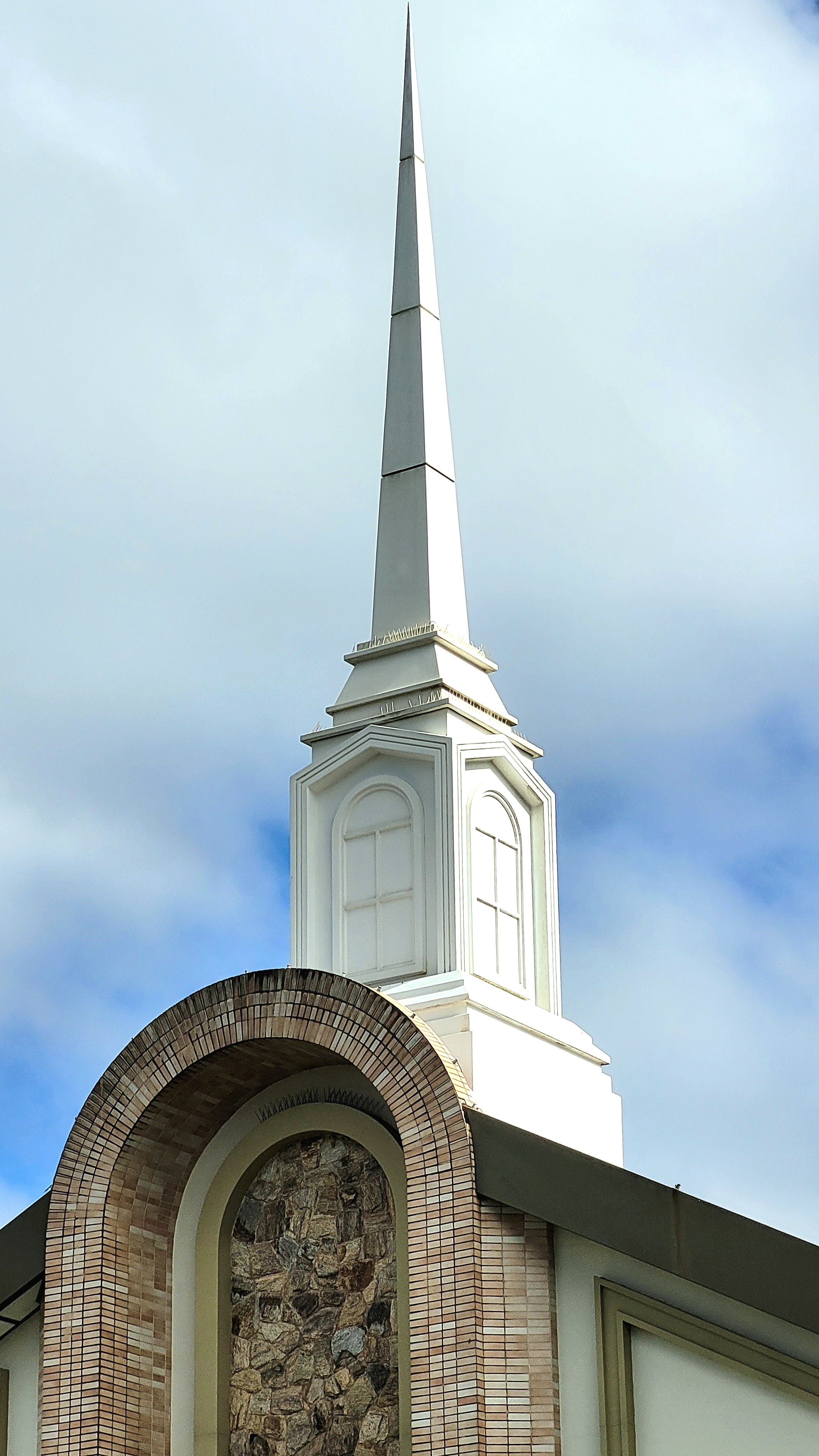 Spire of a Mormon Church · Free Stock Photo