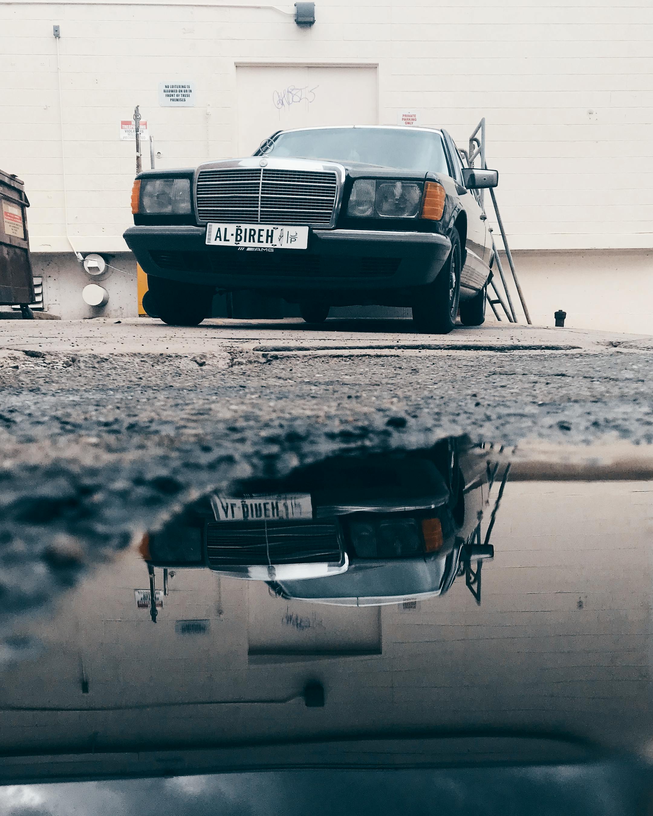 Reflection Photography of Black Car · Free Stock Photo