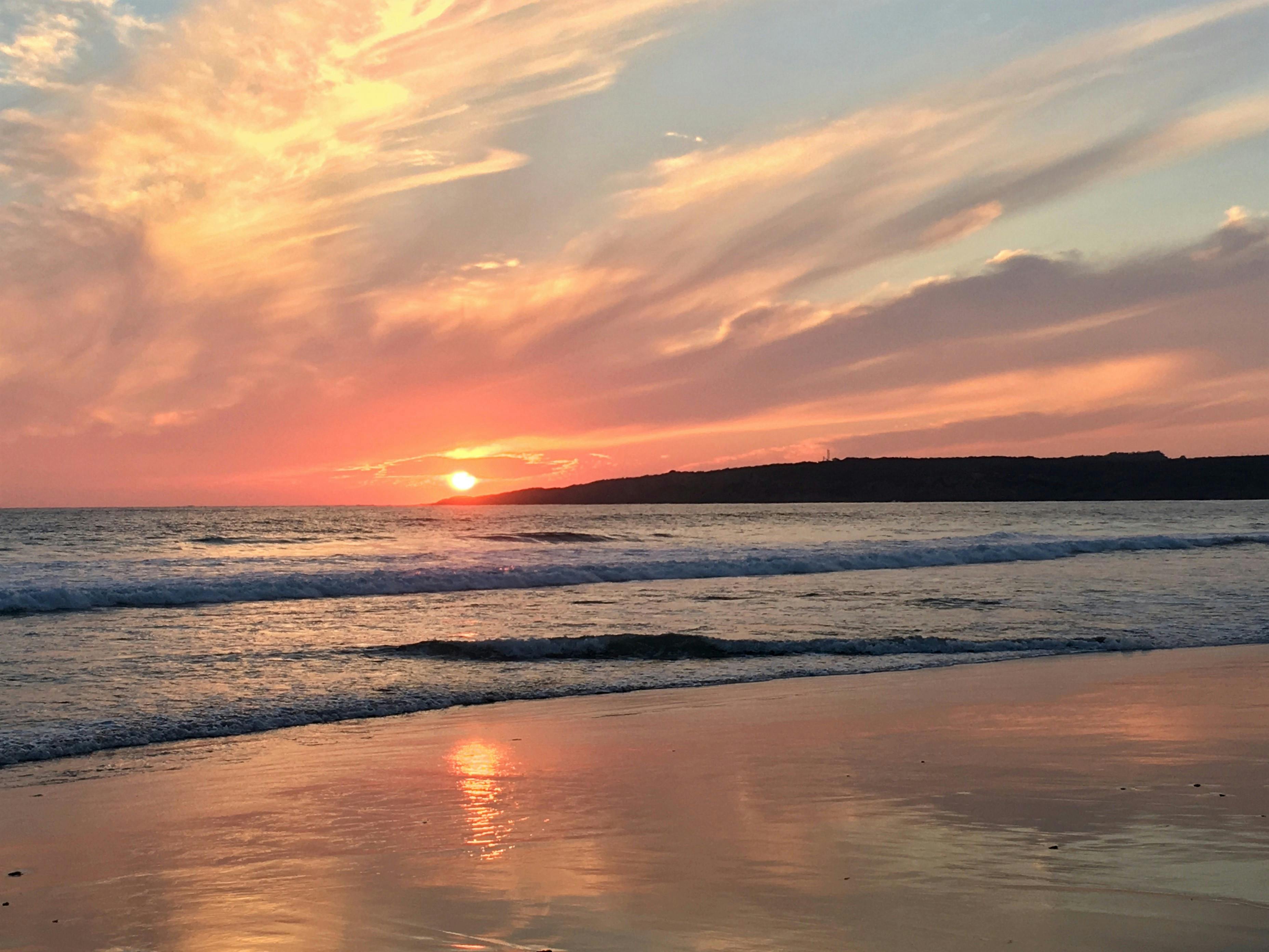 Free stock photo of beach, beach sand, evening sky