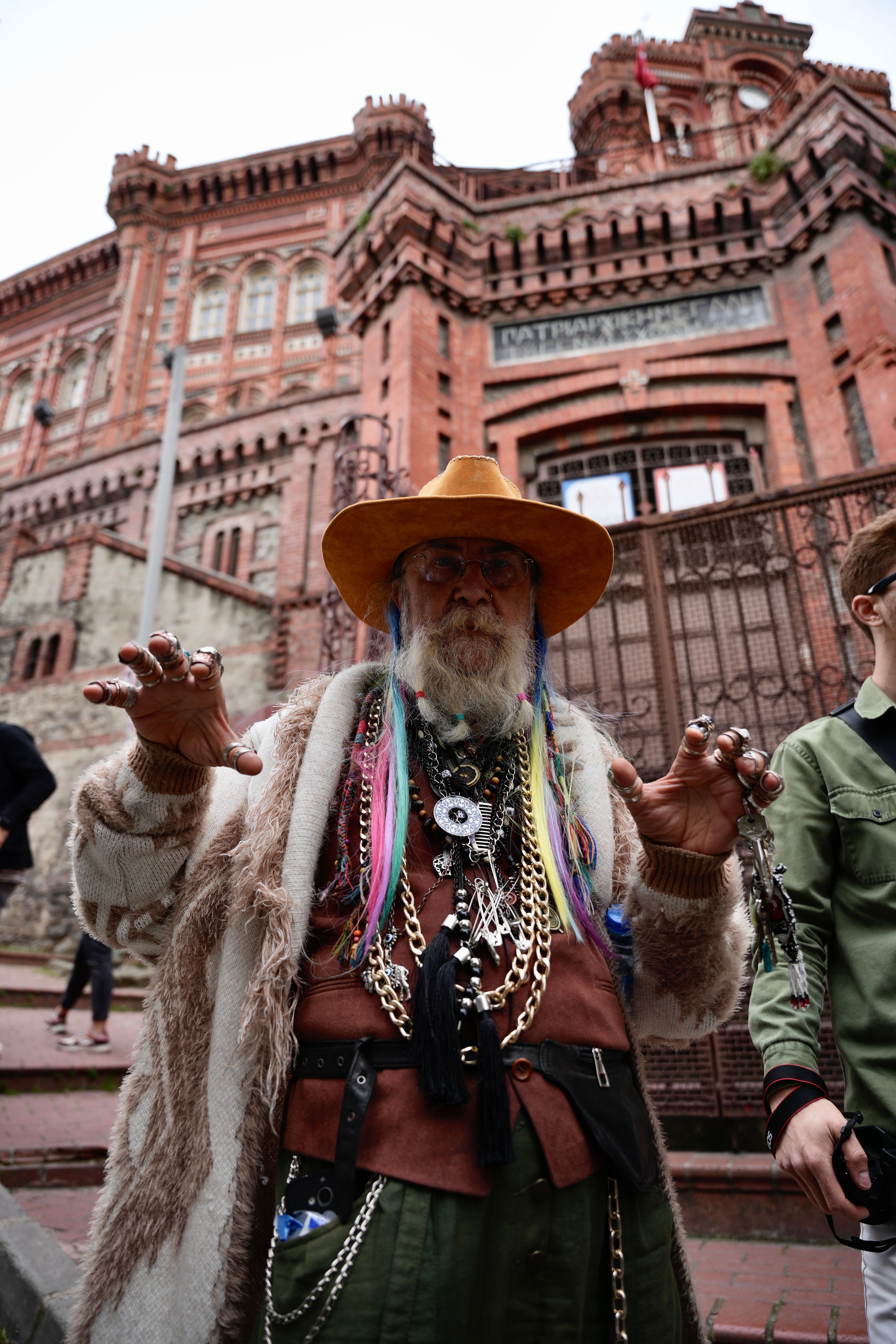 Senior Man Wearing a Costume with Multiple Chains and Necklaces · Free ...
