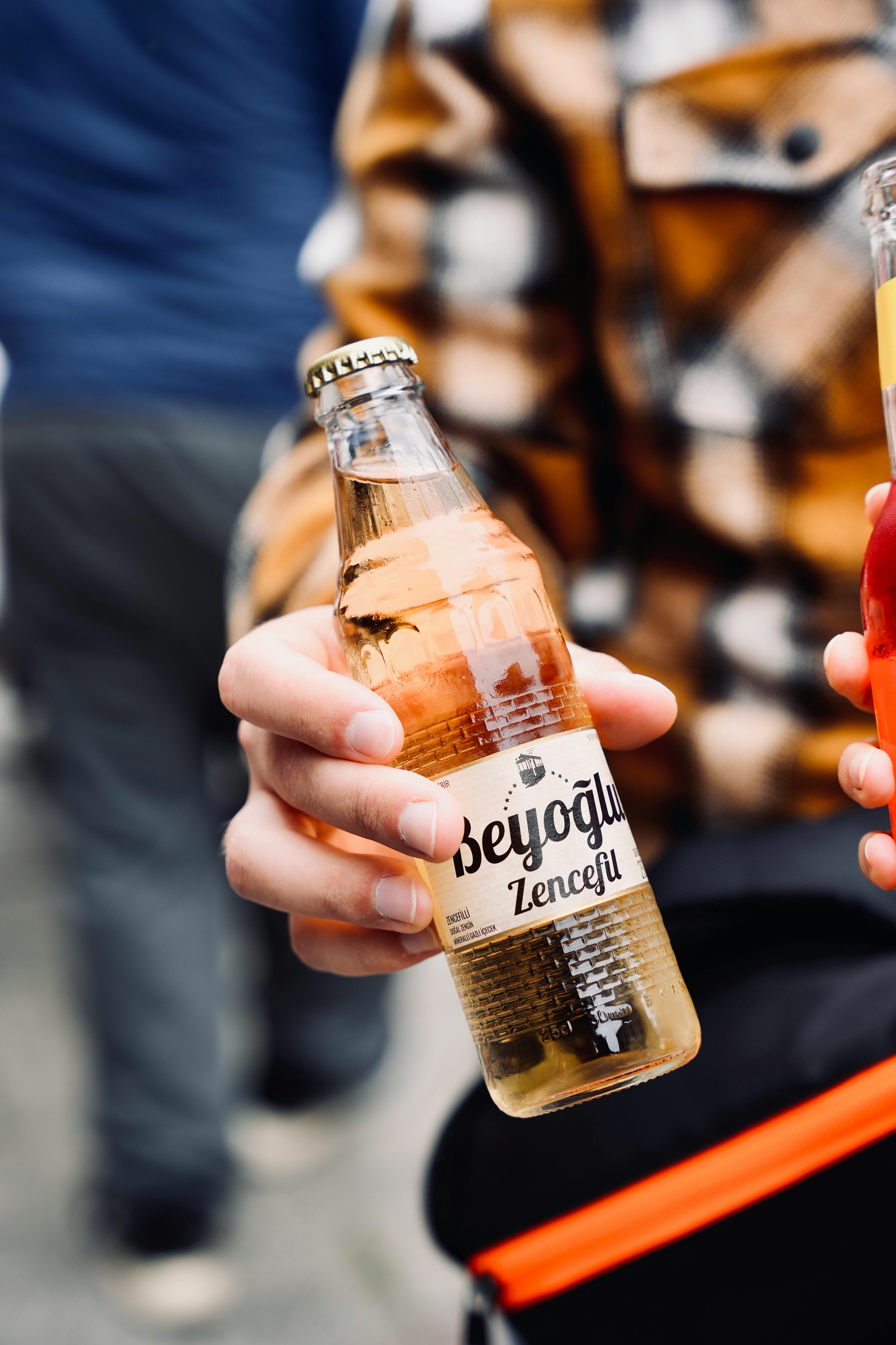 Bottle of Beyoglu Zencefil Soda · Free Stock Photo