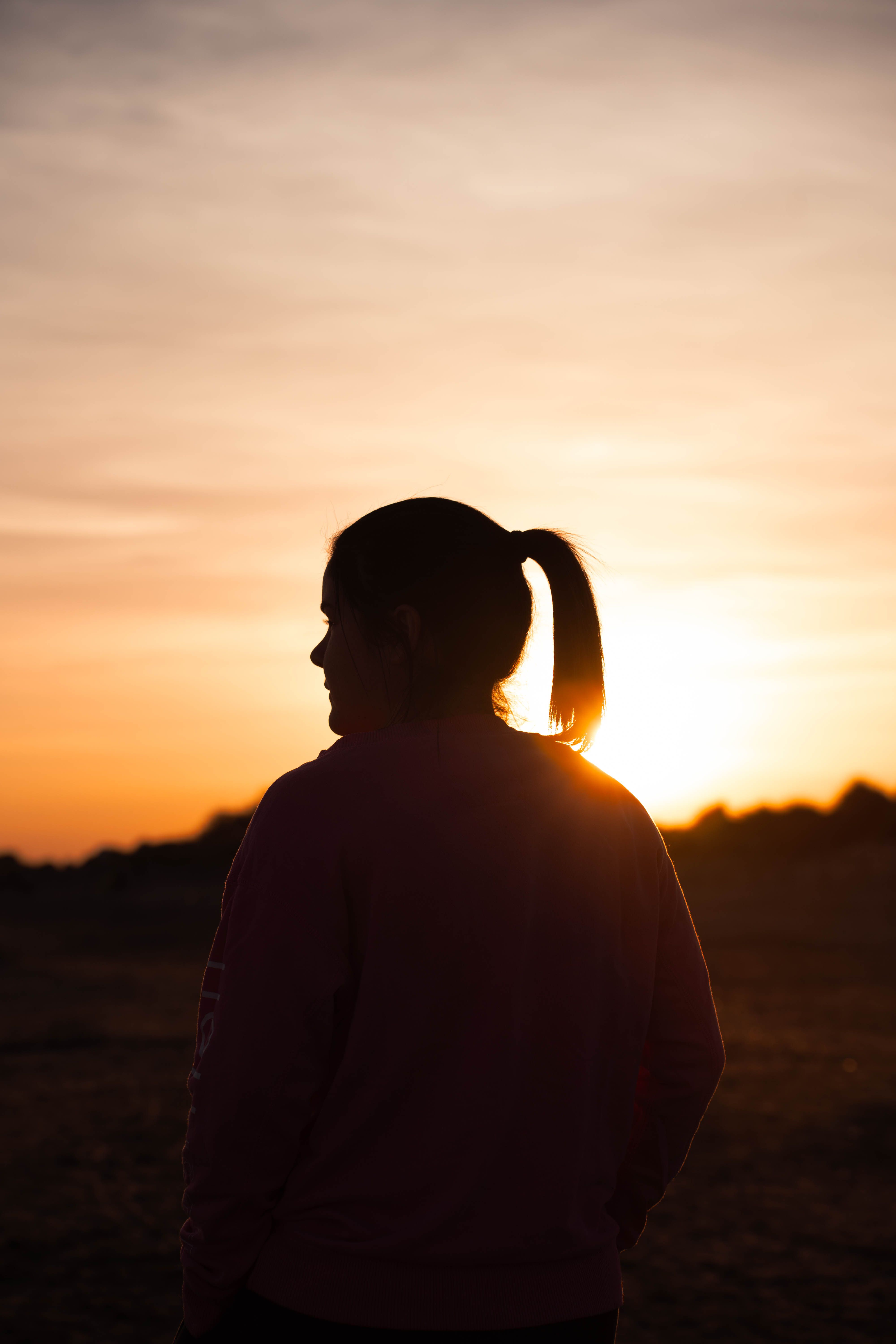 sunset / sea / friends · Free Stock Photo
