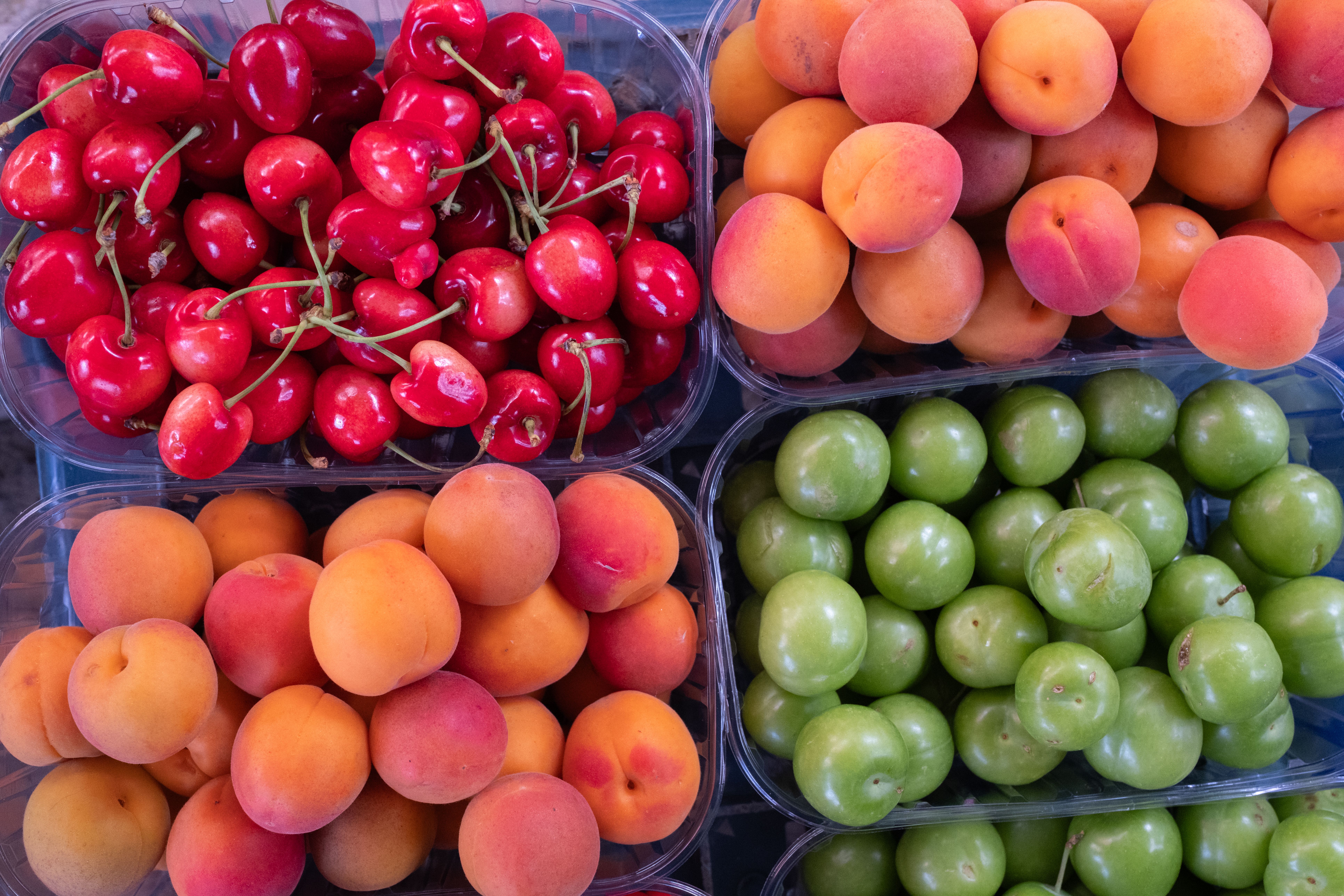 Full Frame Shot of Fruits and Tree · Free Stock Photo
