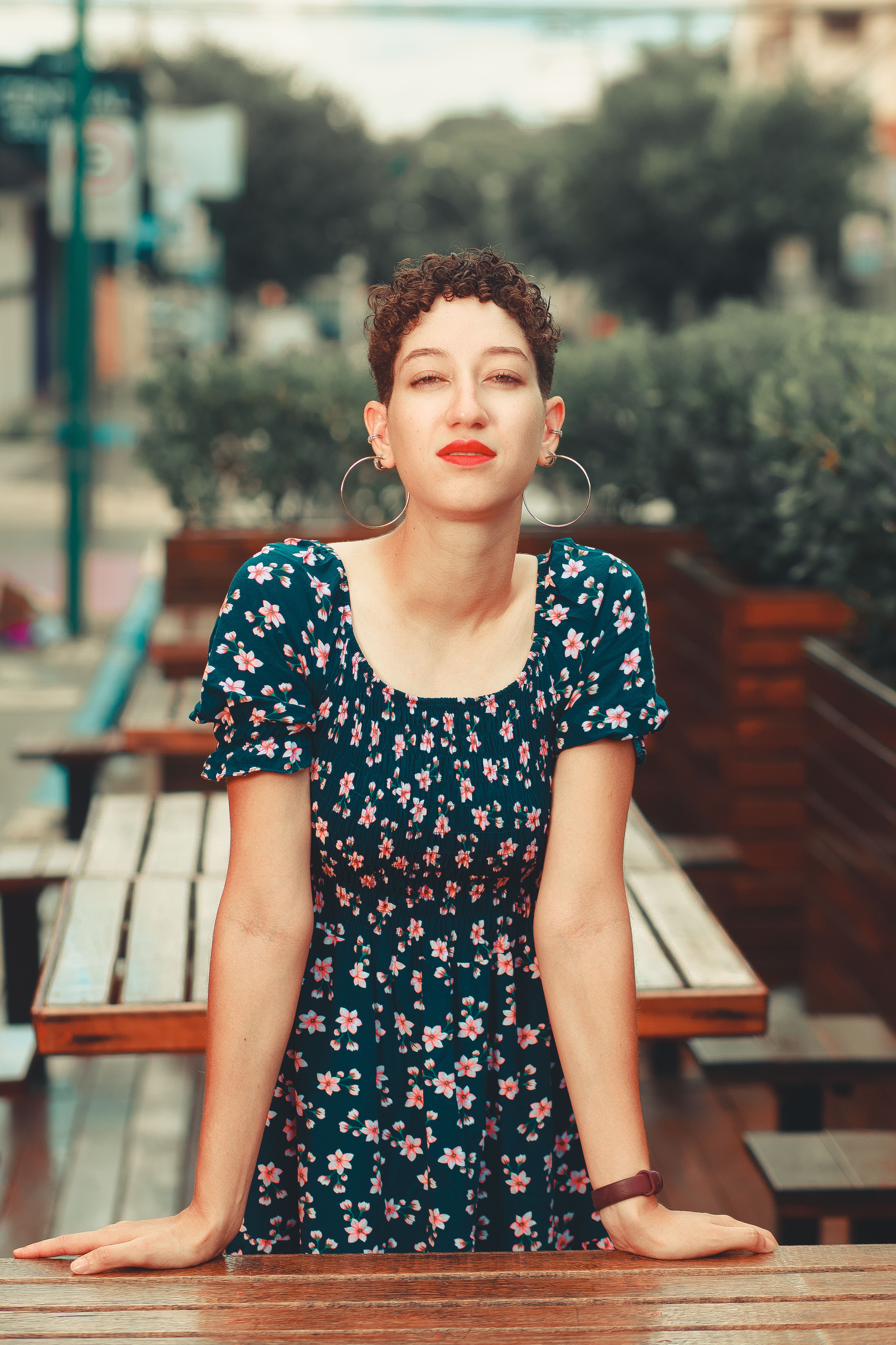 Portrait of Woman in Sundress · Free Stock Photo
