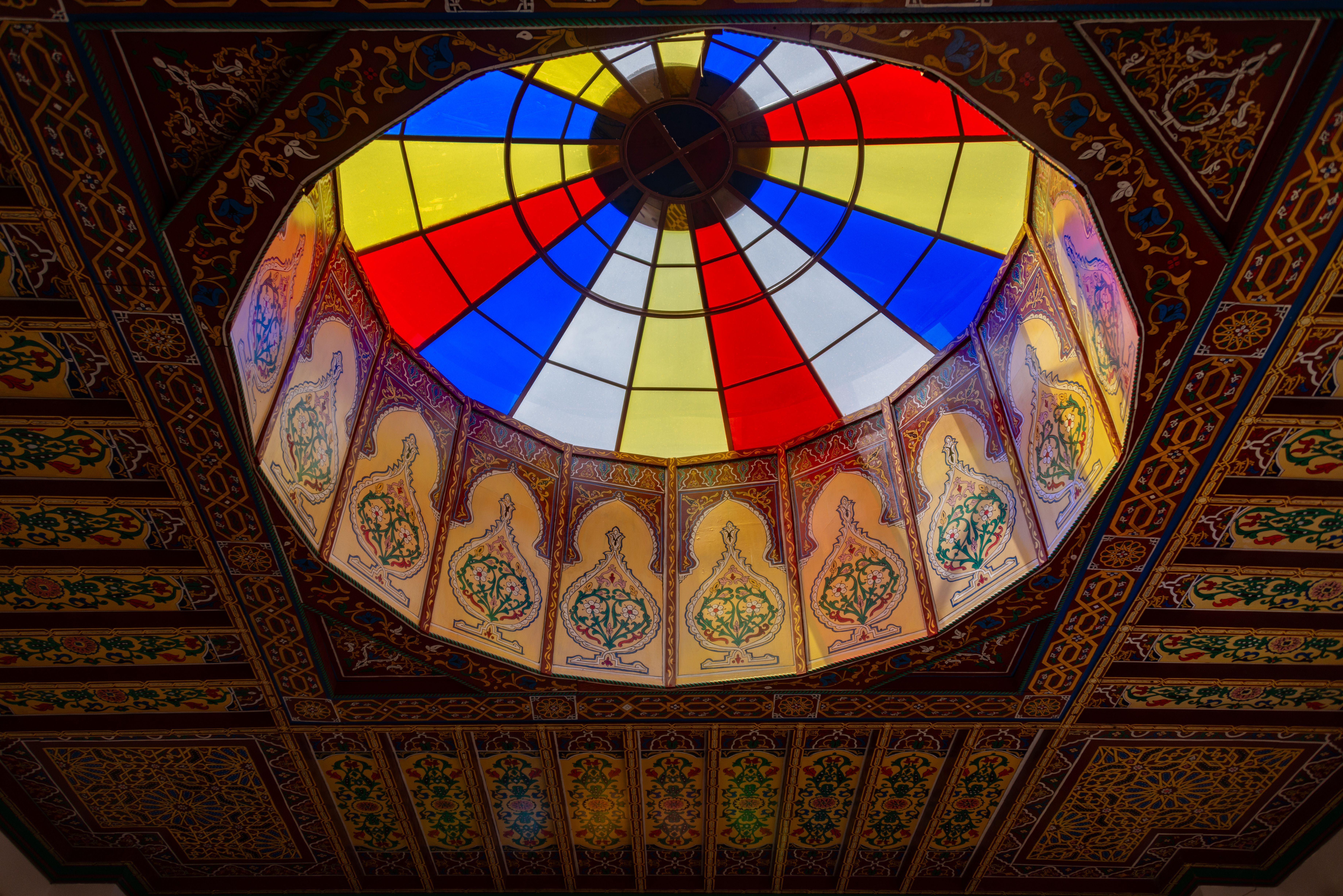 Stained Glass on the Ceiling · Free Stock Photo