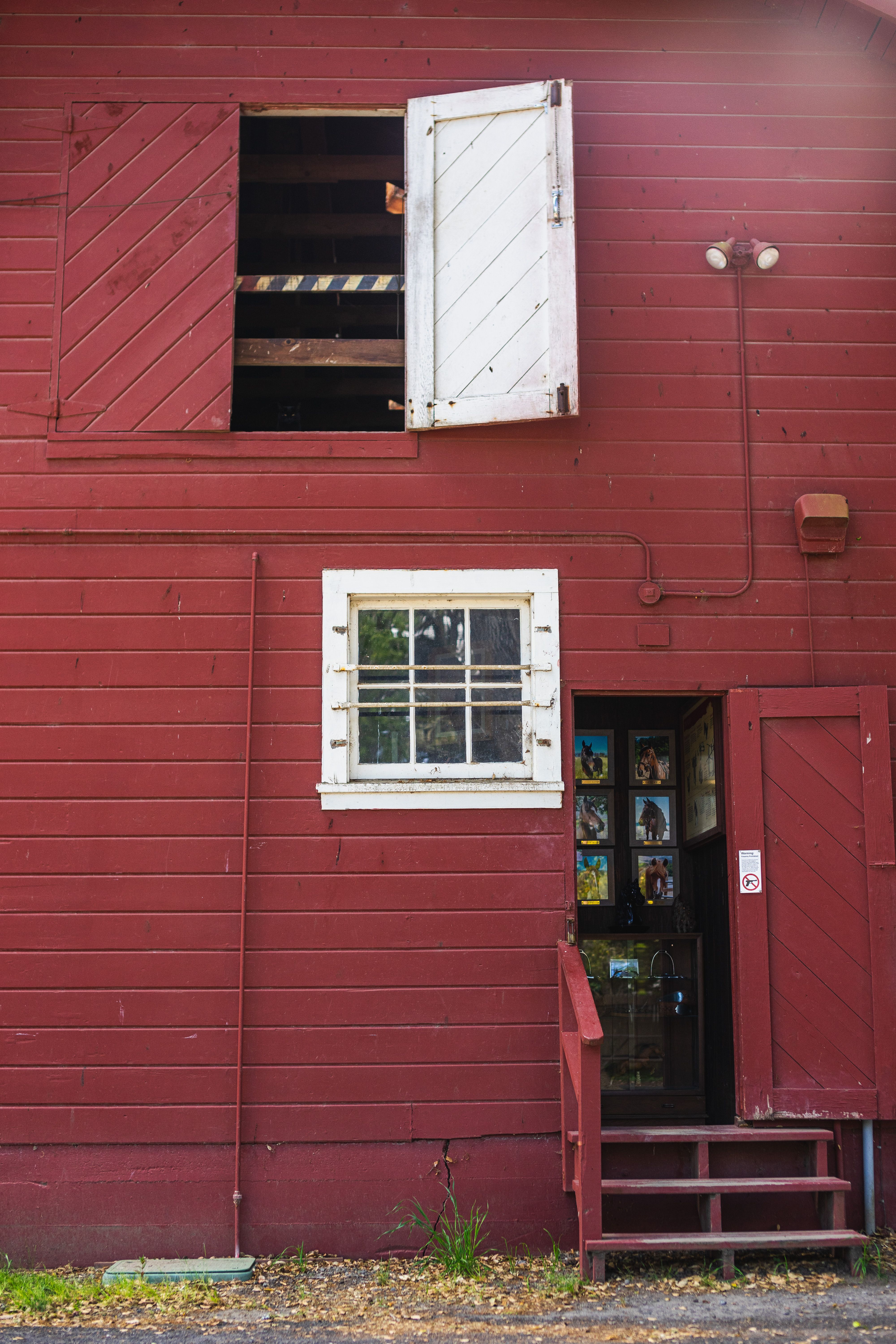 Exterior of a Brown-Painted Wooden Building · Free Stock Photo