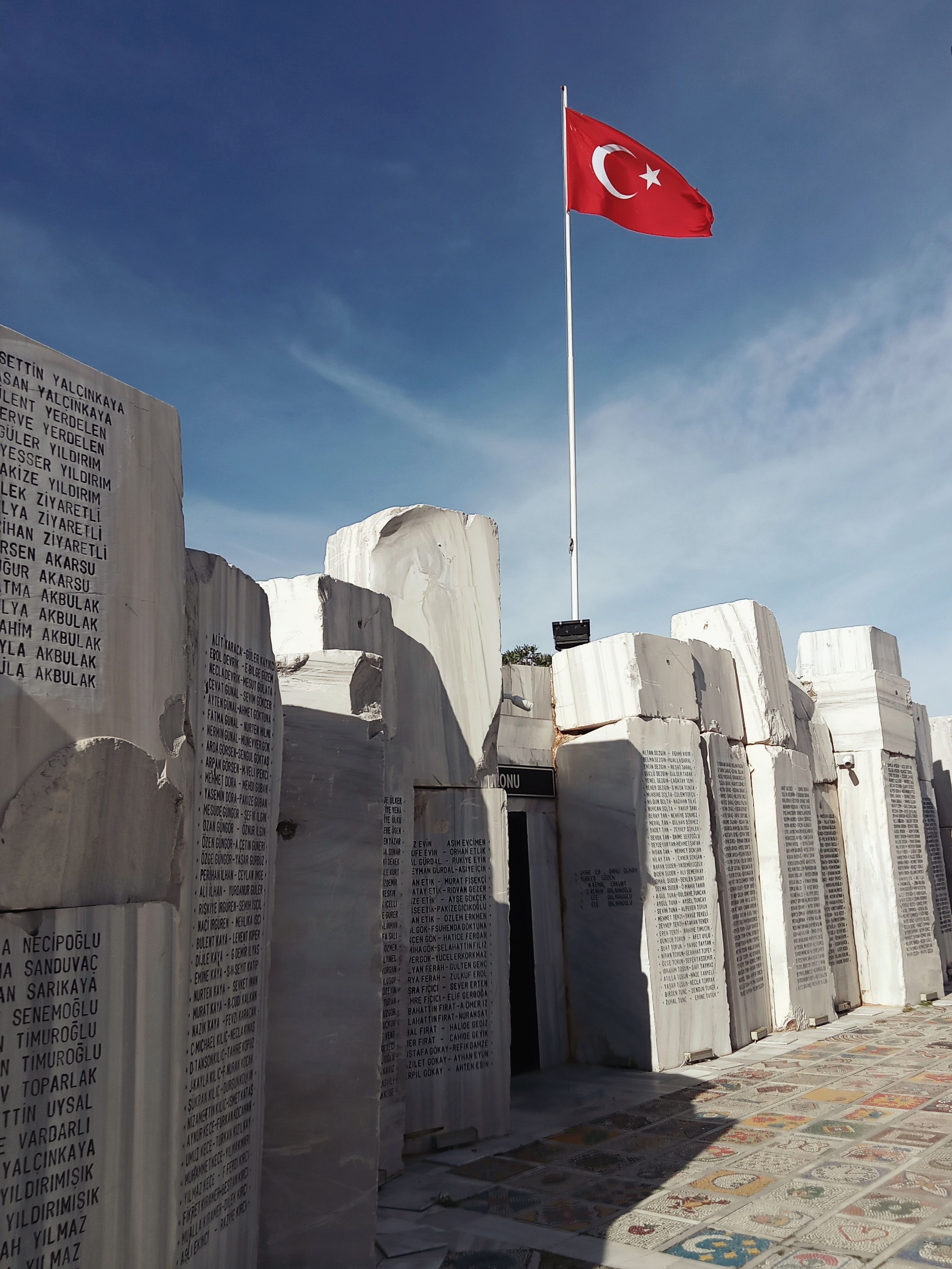 Turkish Flag Among Ancient Stones · Free Stock Photo