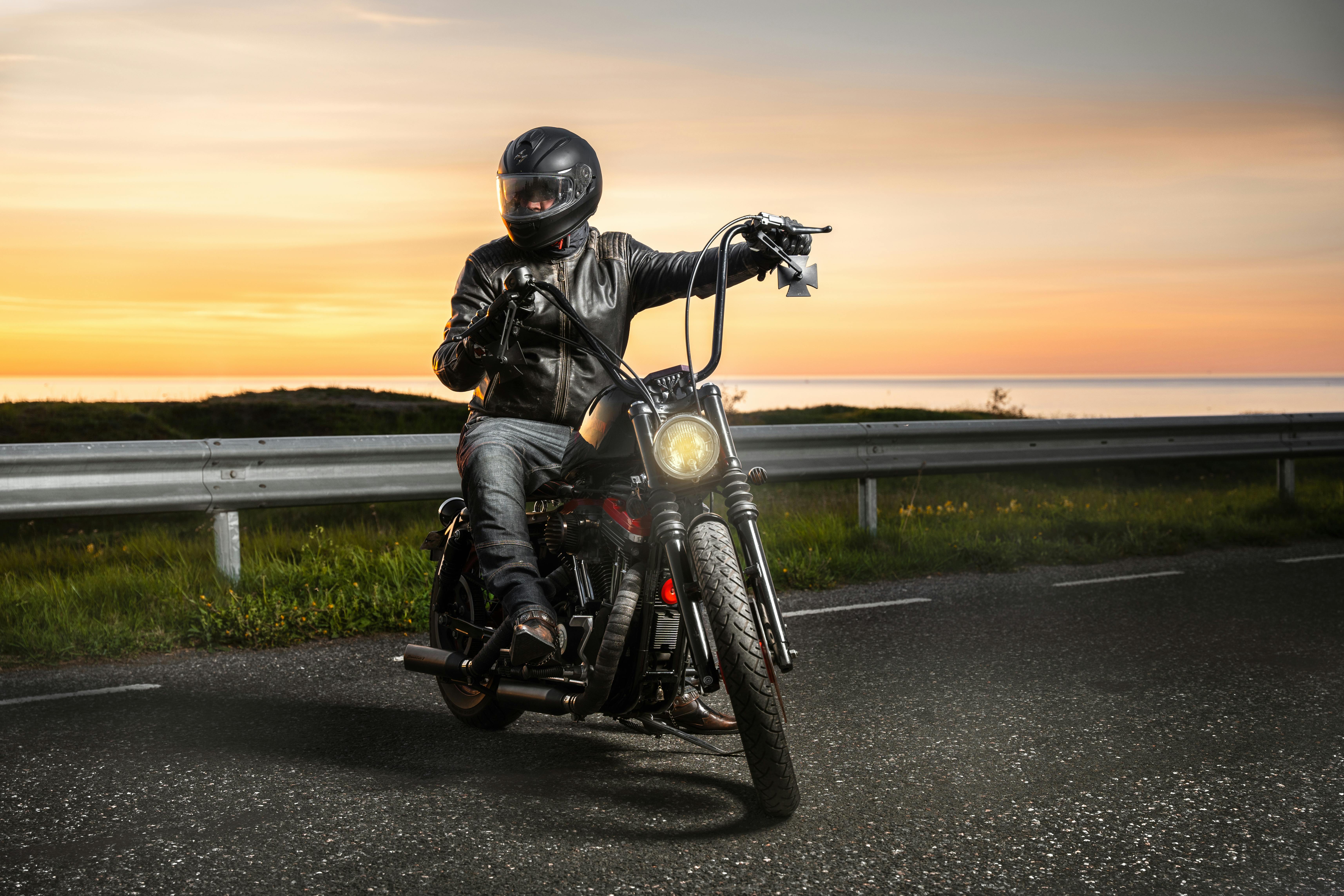 A Man on a Motorcycle · Free Stock Photo