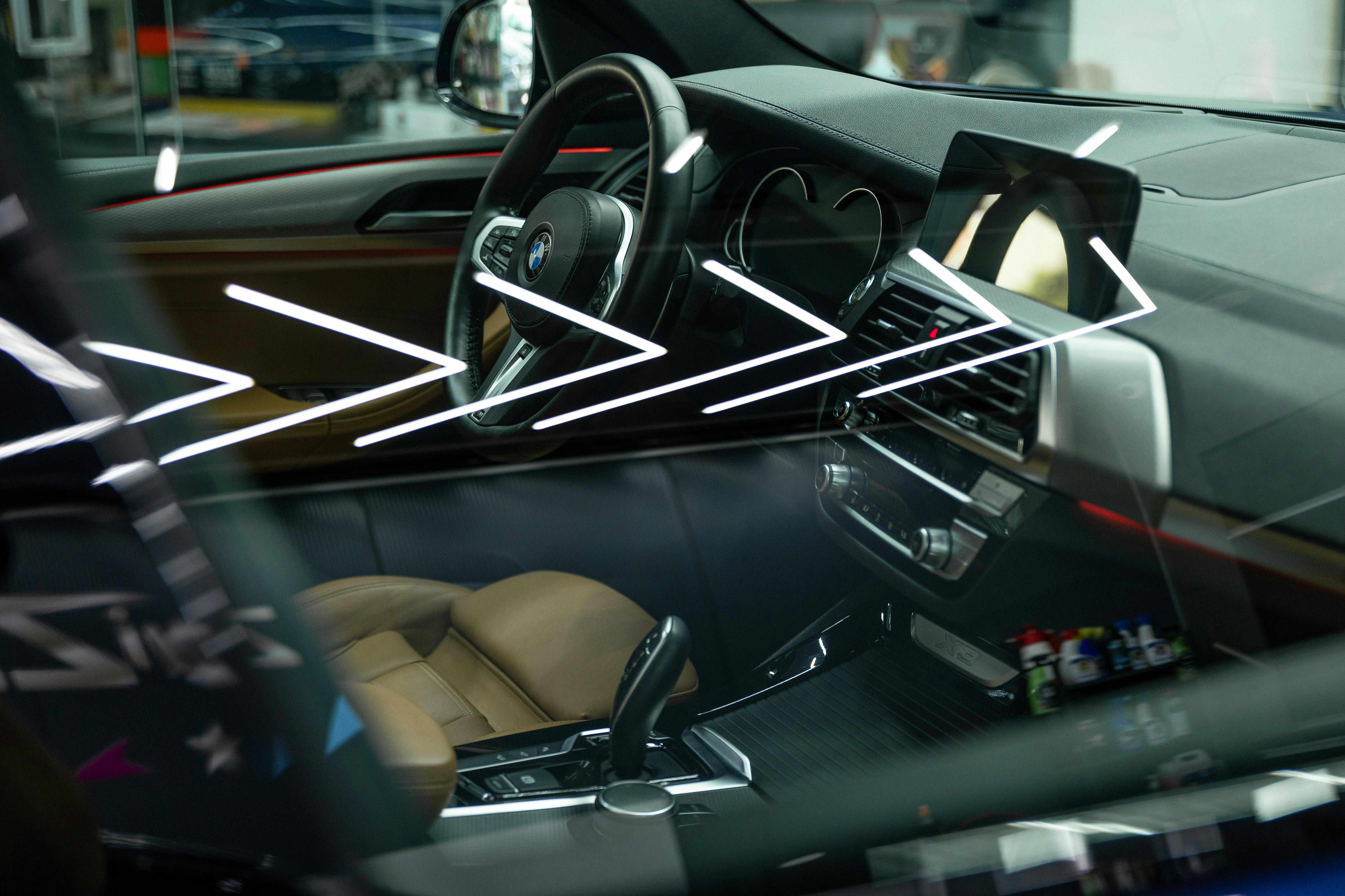 Inside of a Modern Car · Free Stock Photo