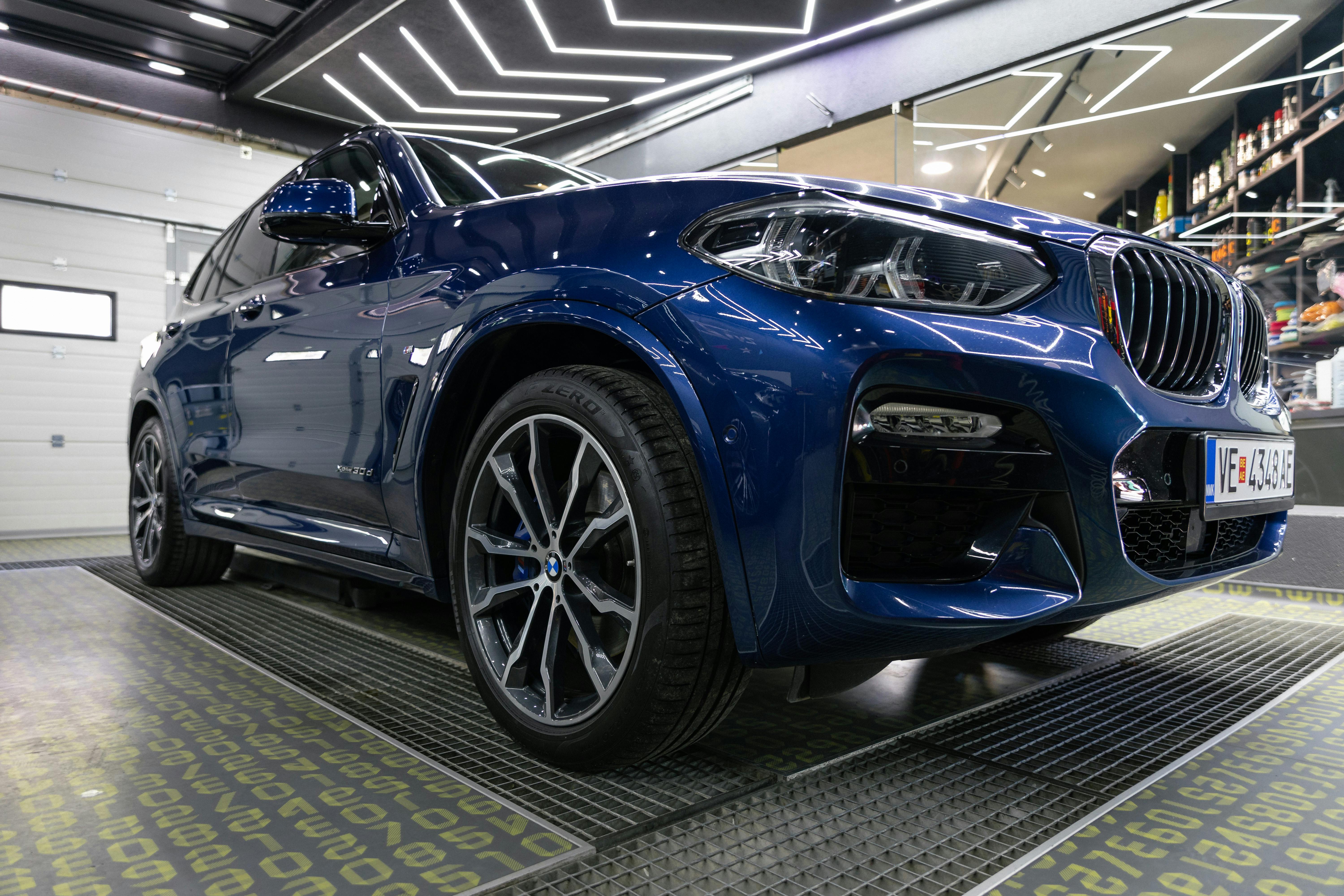 Blue BMW X3 · Free Stock Photo
