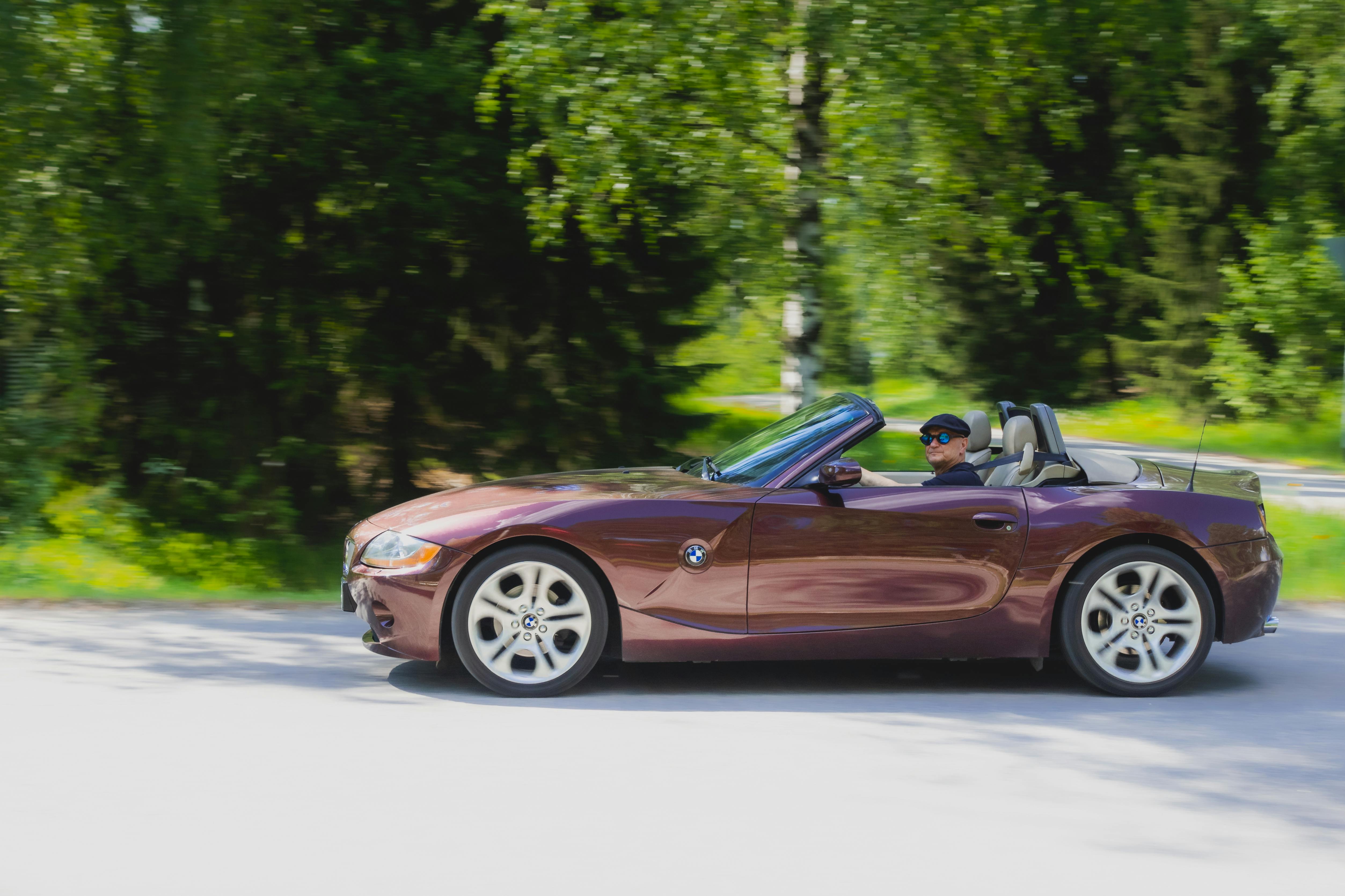 Man Driving BMW Z4 · Free Stock Photo