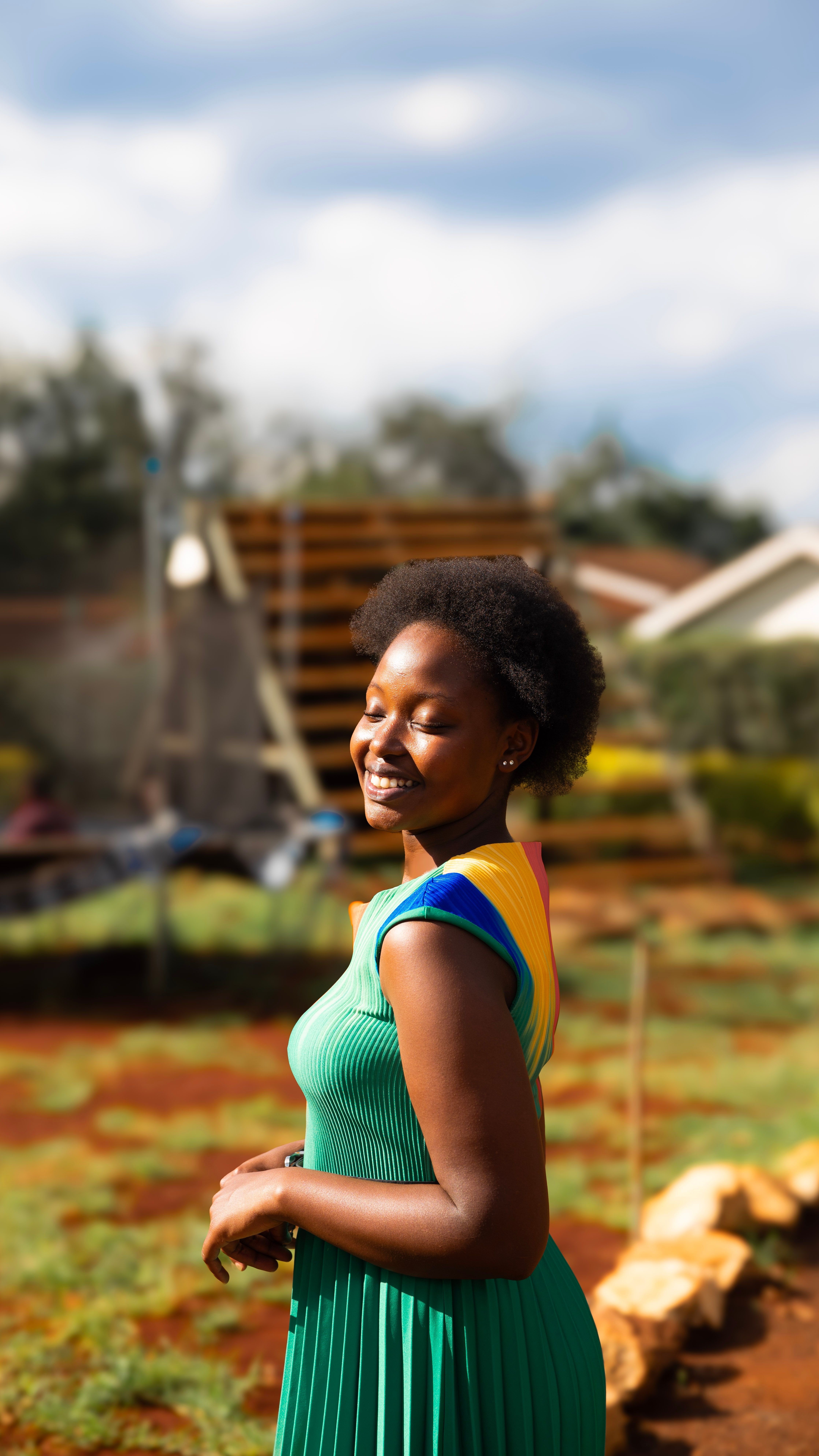 Portrait of a Woman Smiling · Free Stock Photo