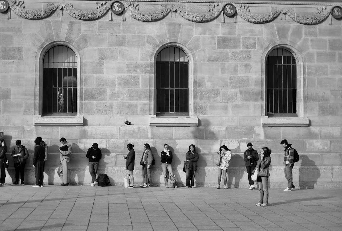 People Standing In Line Photos, Download The BEST Free People Standing ...