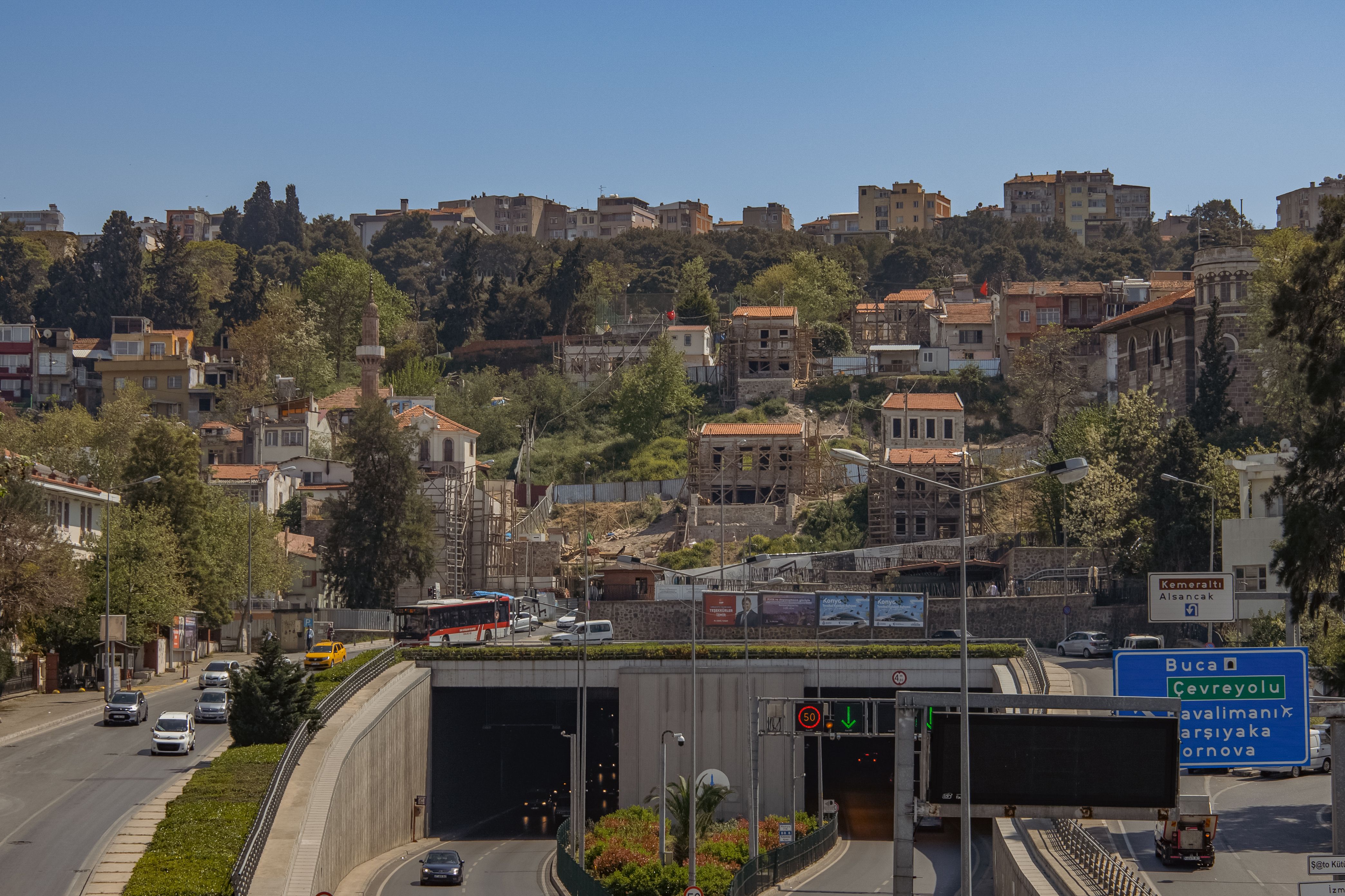 Hillside Houses in Turkey with a Tunnel in the Foreground · Free Stock ...