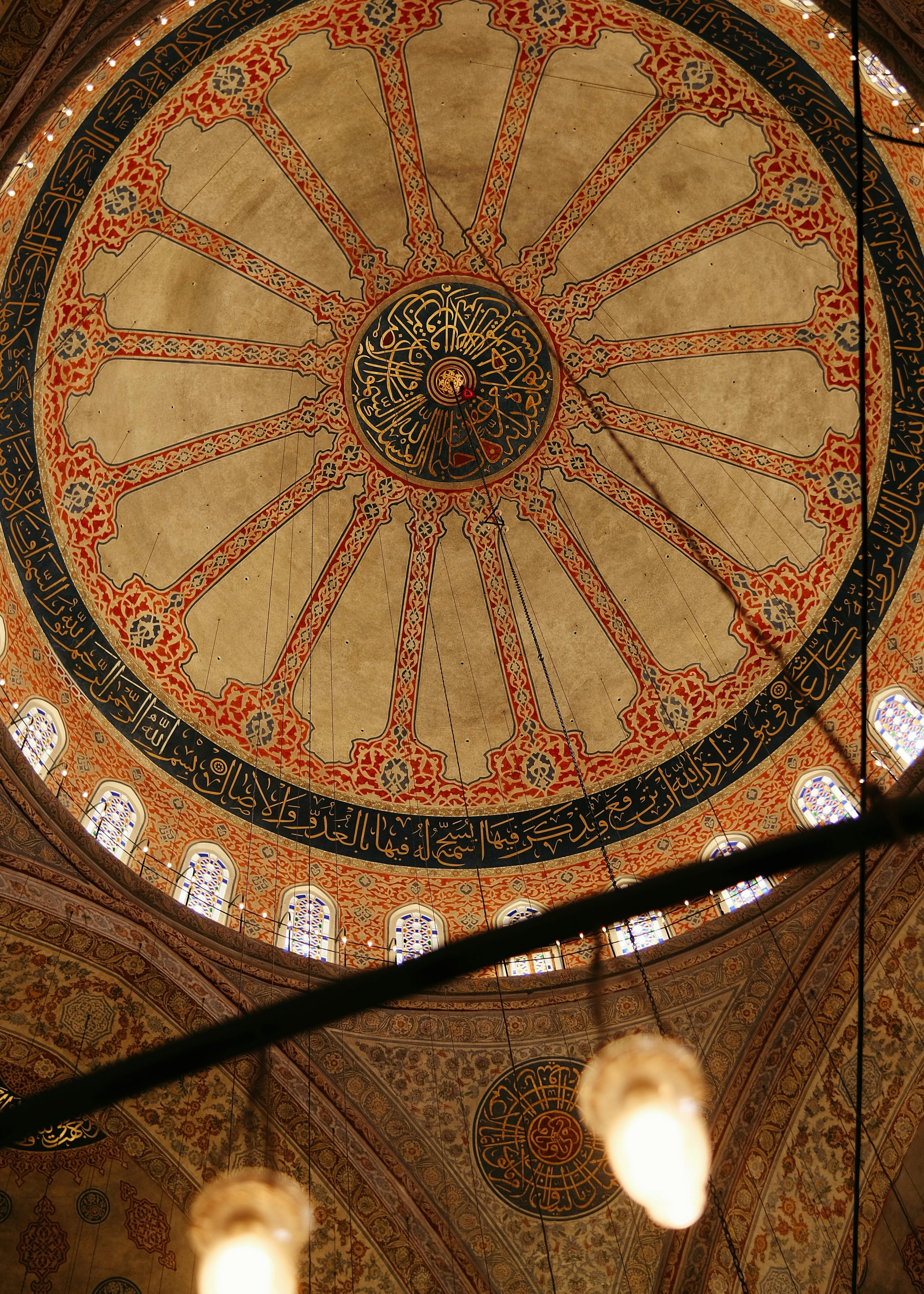 Ceiling in Blue Mosque in Istanbul, Turkey · Free Stock Photo