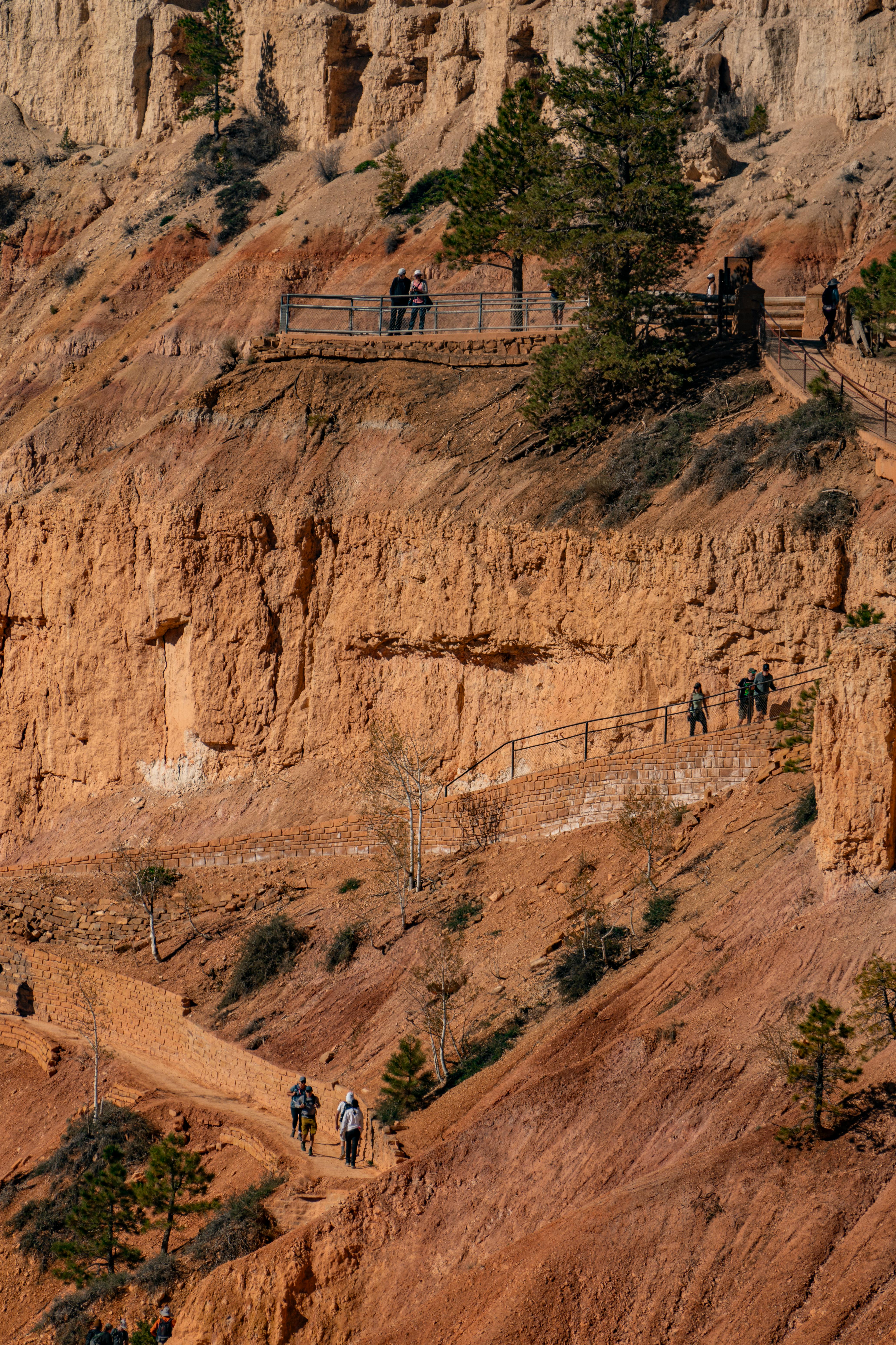 People Walking up the Canyon · Free Stock Photo