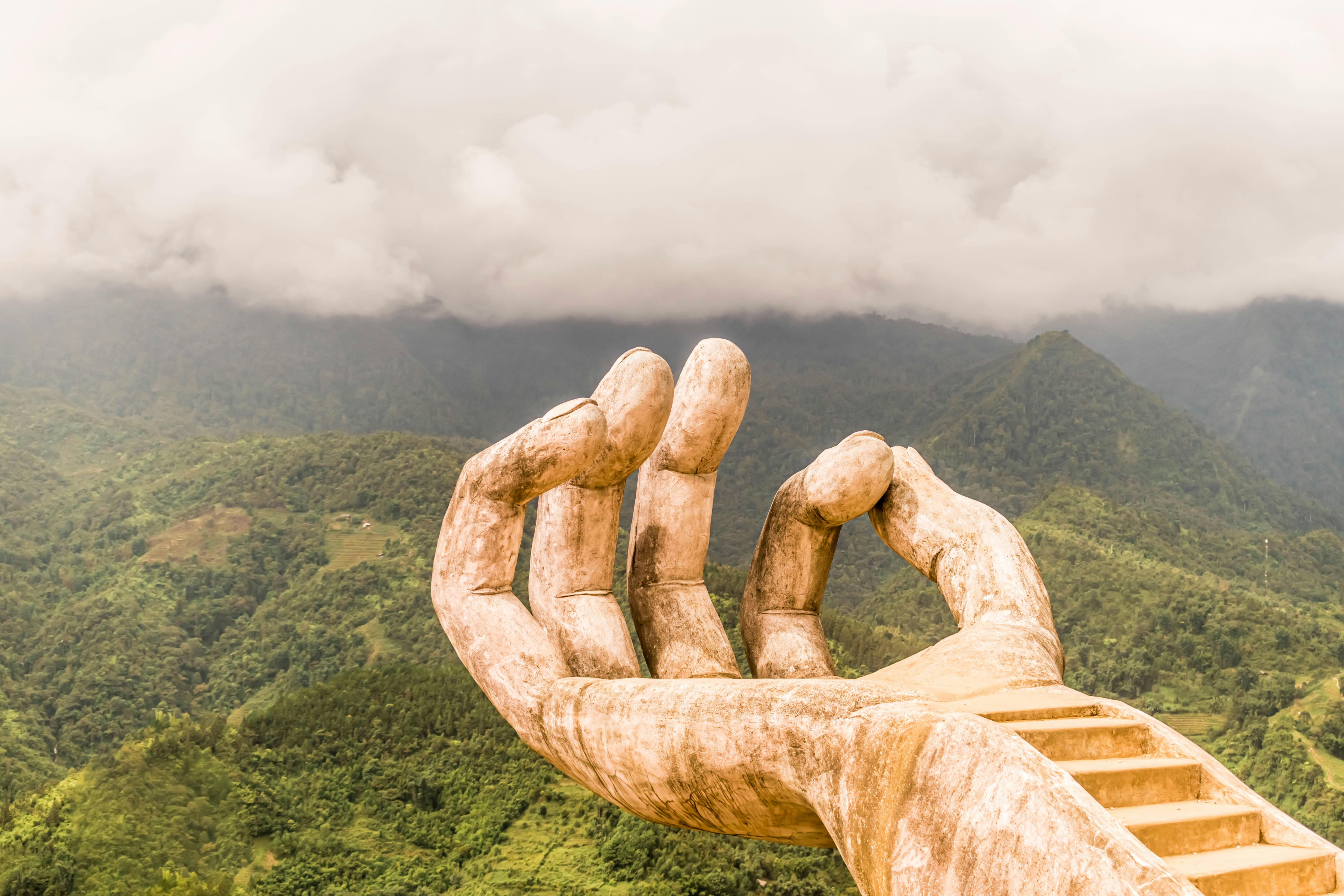 Giant Hand Statue in Sapa, Vietnam · Free Stock Photo
