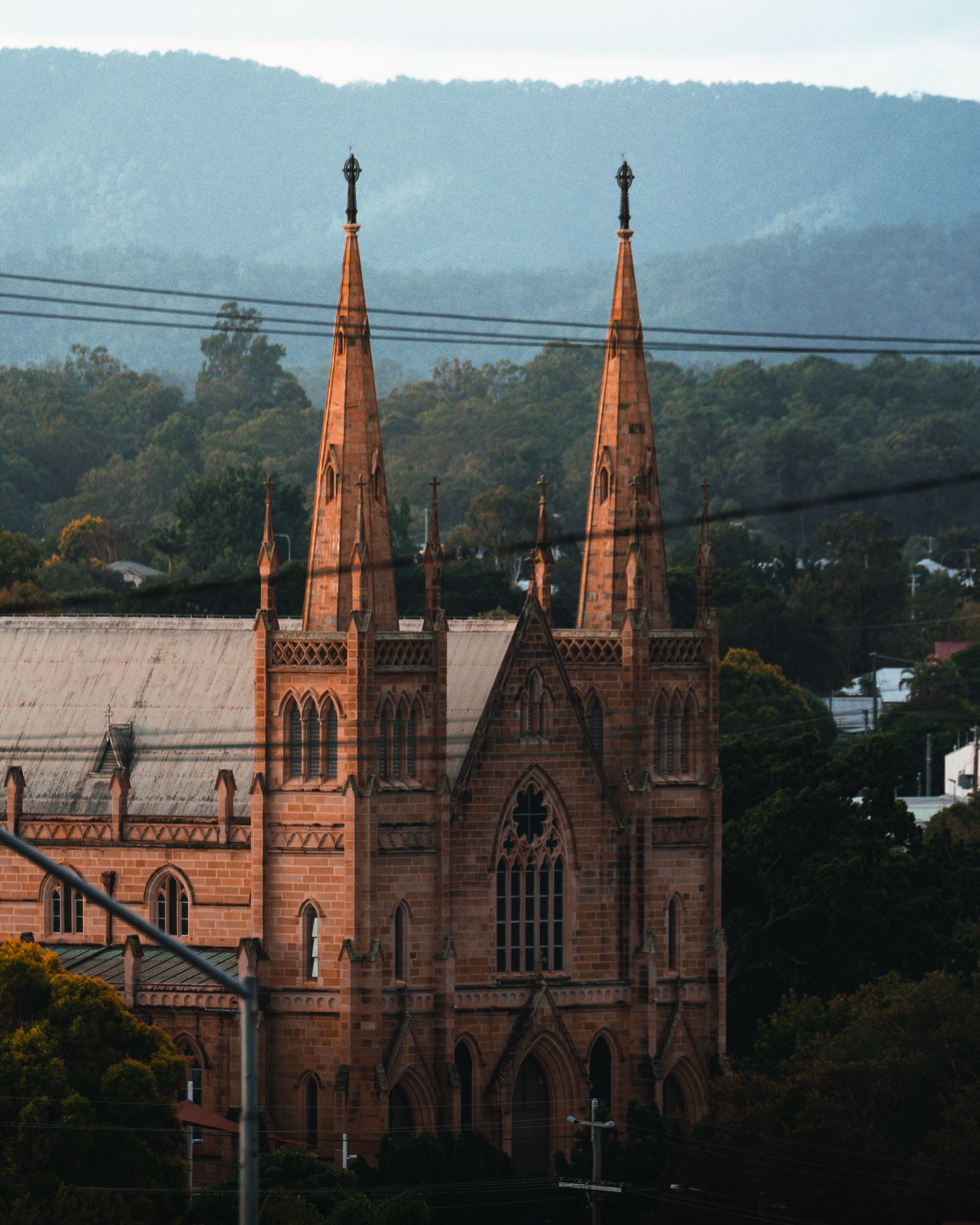 View of Brick St Marys Catholic Church in Ipswich in Australia · Free ...
