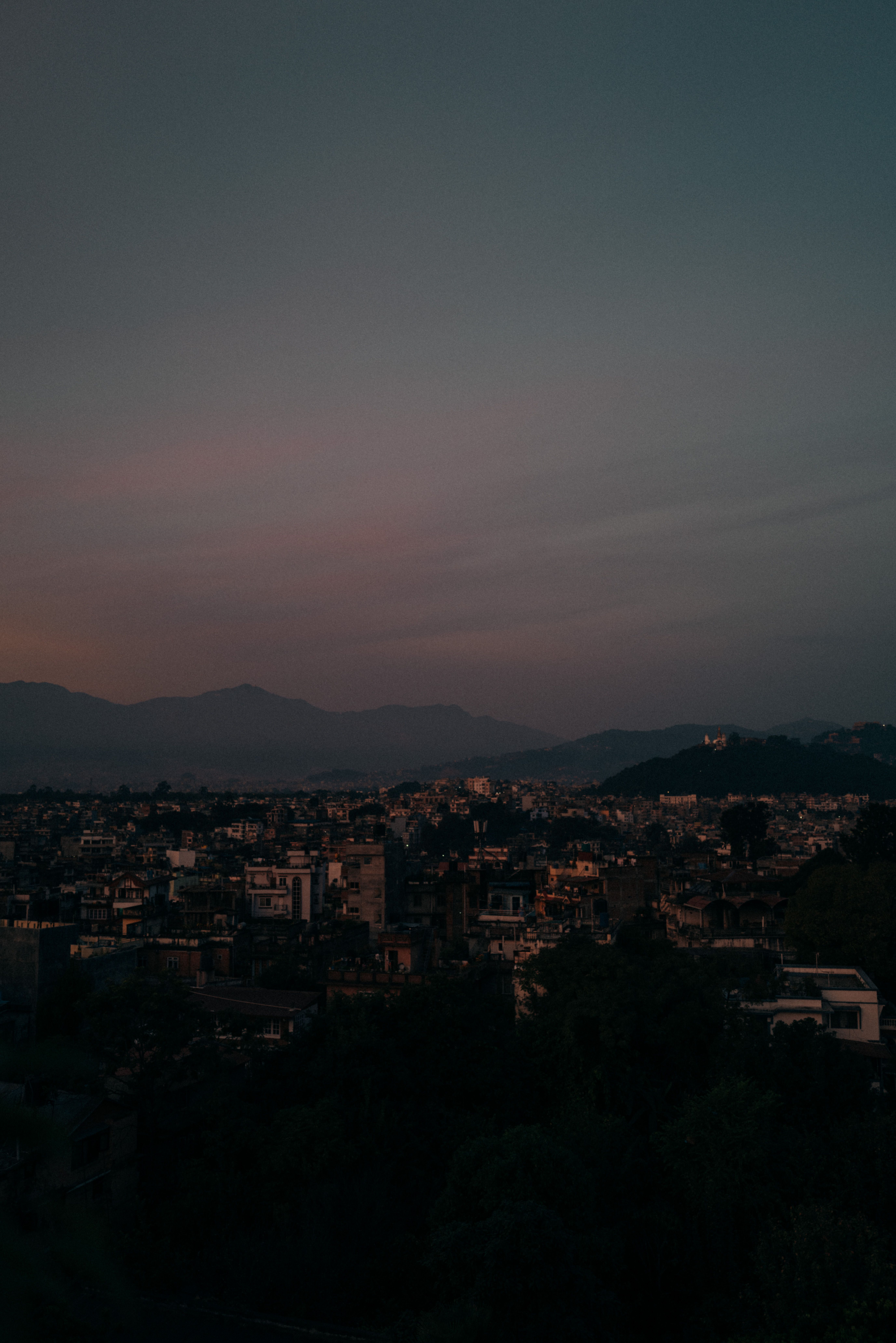 Town at Sunset · Free Stock Photo