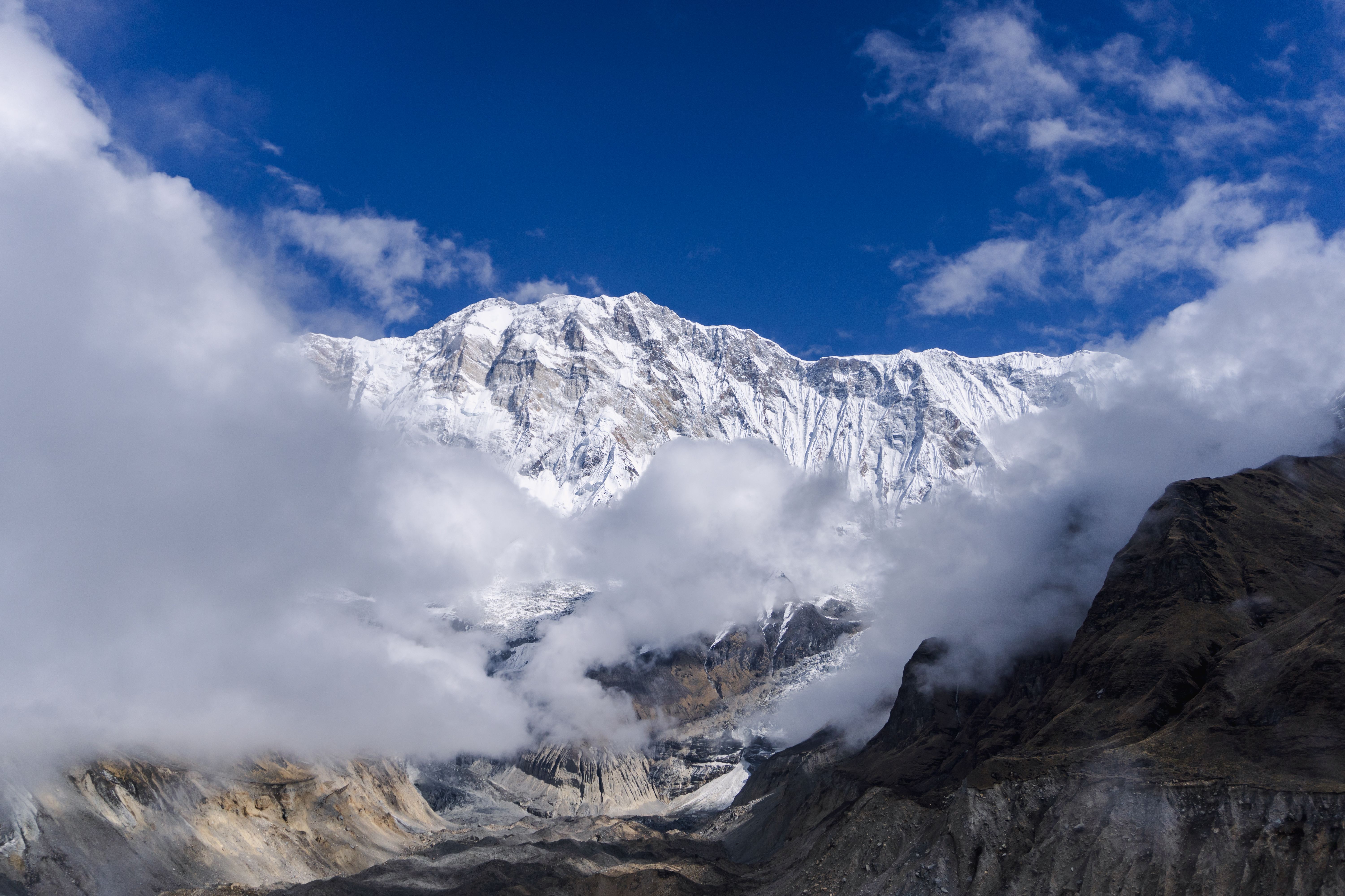 Annapurna Mountain Range in Nepal · Free Stock Photo