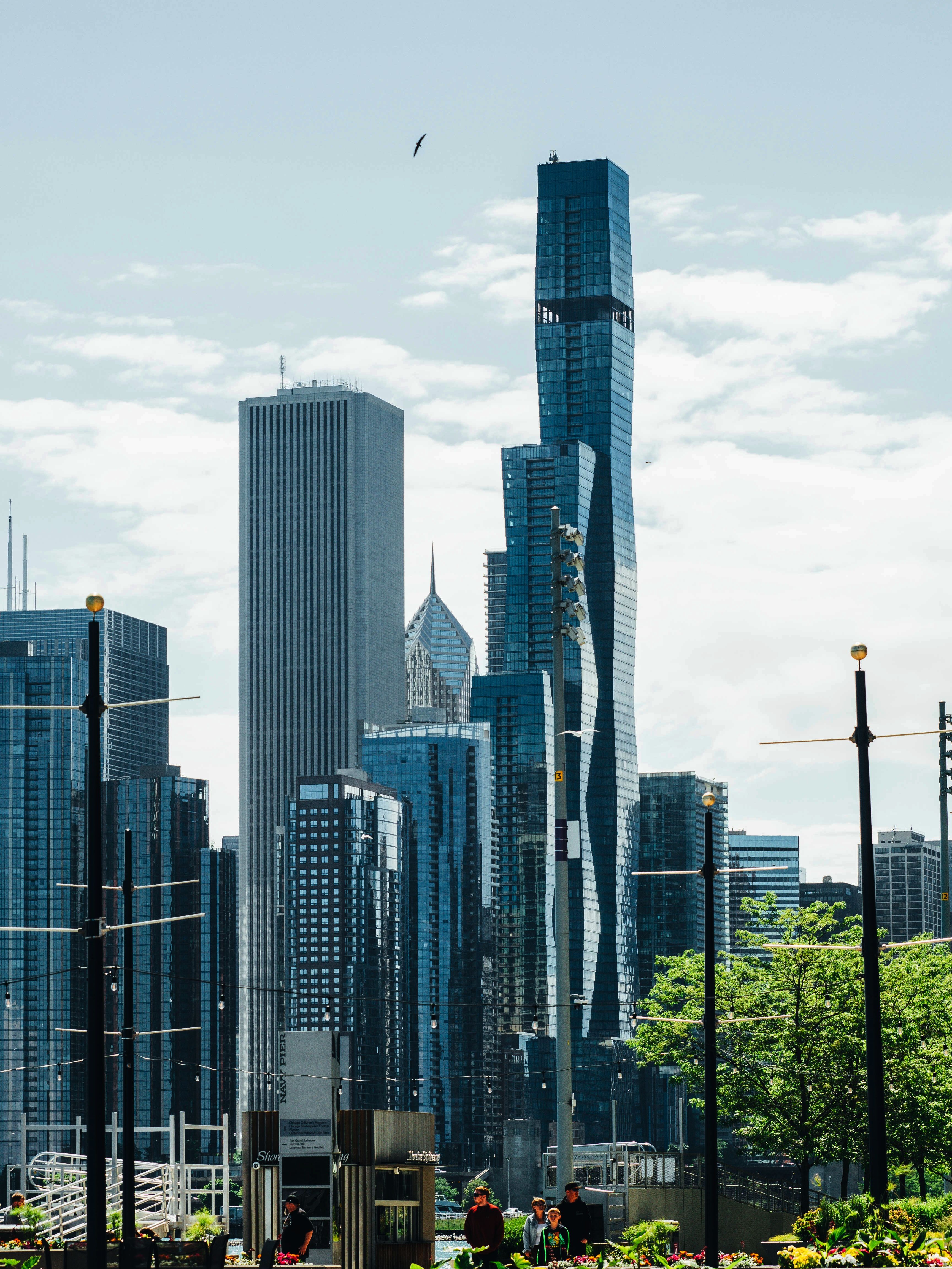 Glass Modern Skyscrapers in Chicago in USA · Free Stock Photo