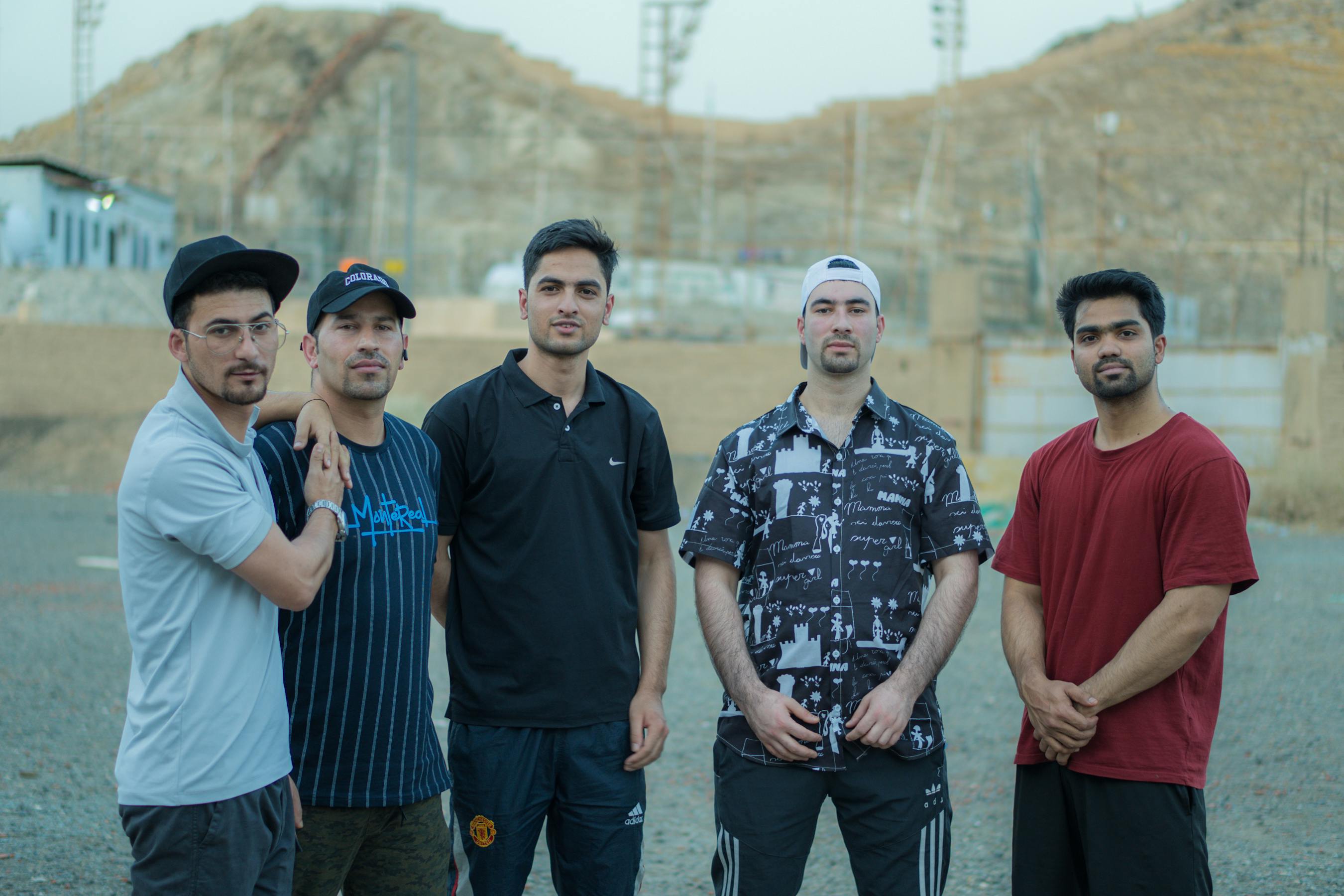Group of Men Posing Together · Free Stock Photo