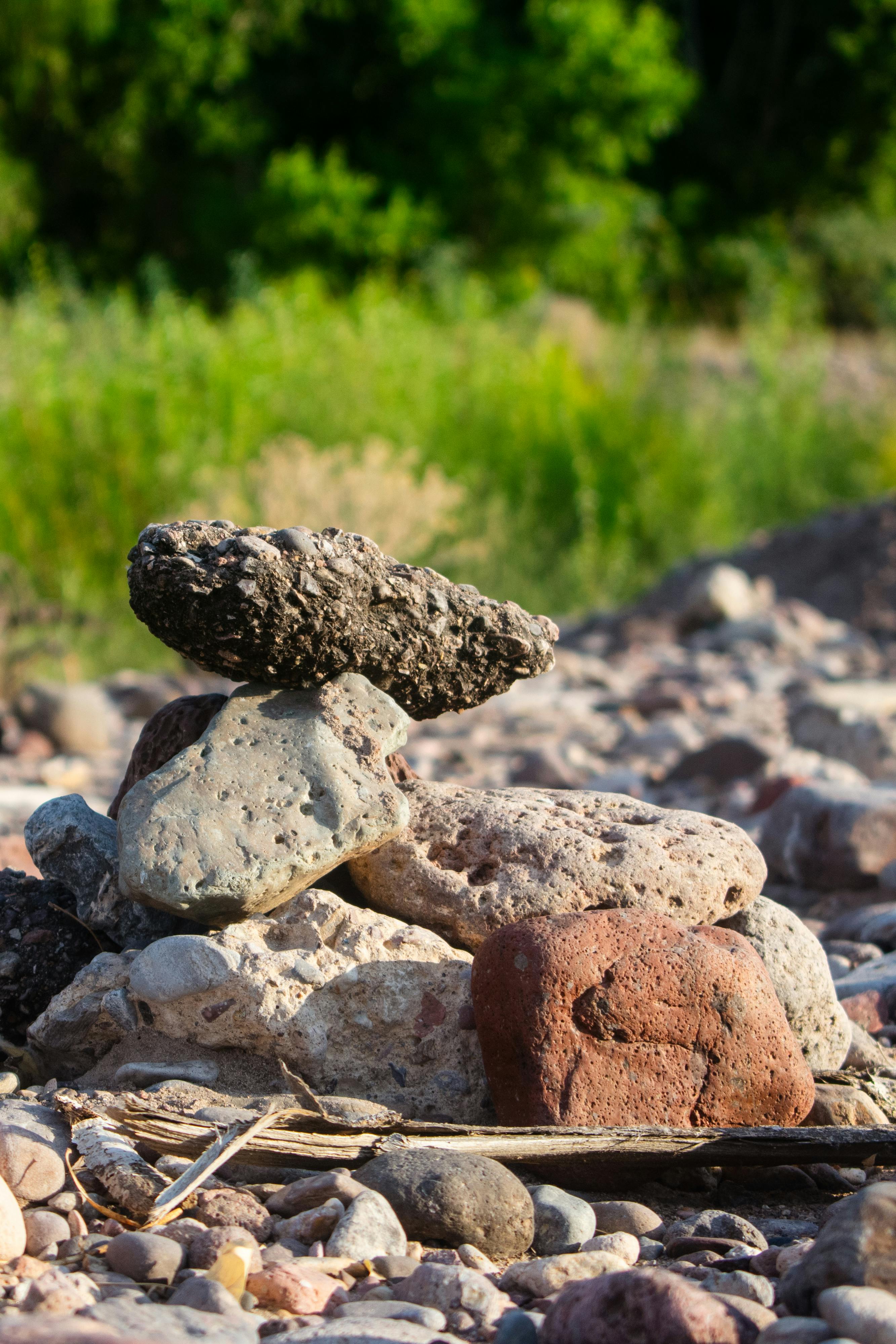A rock stack on top of a pile of rocks · Free Stock Photo