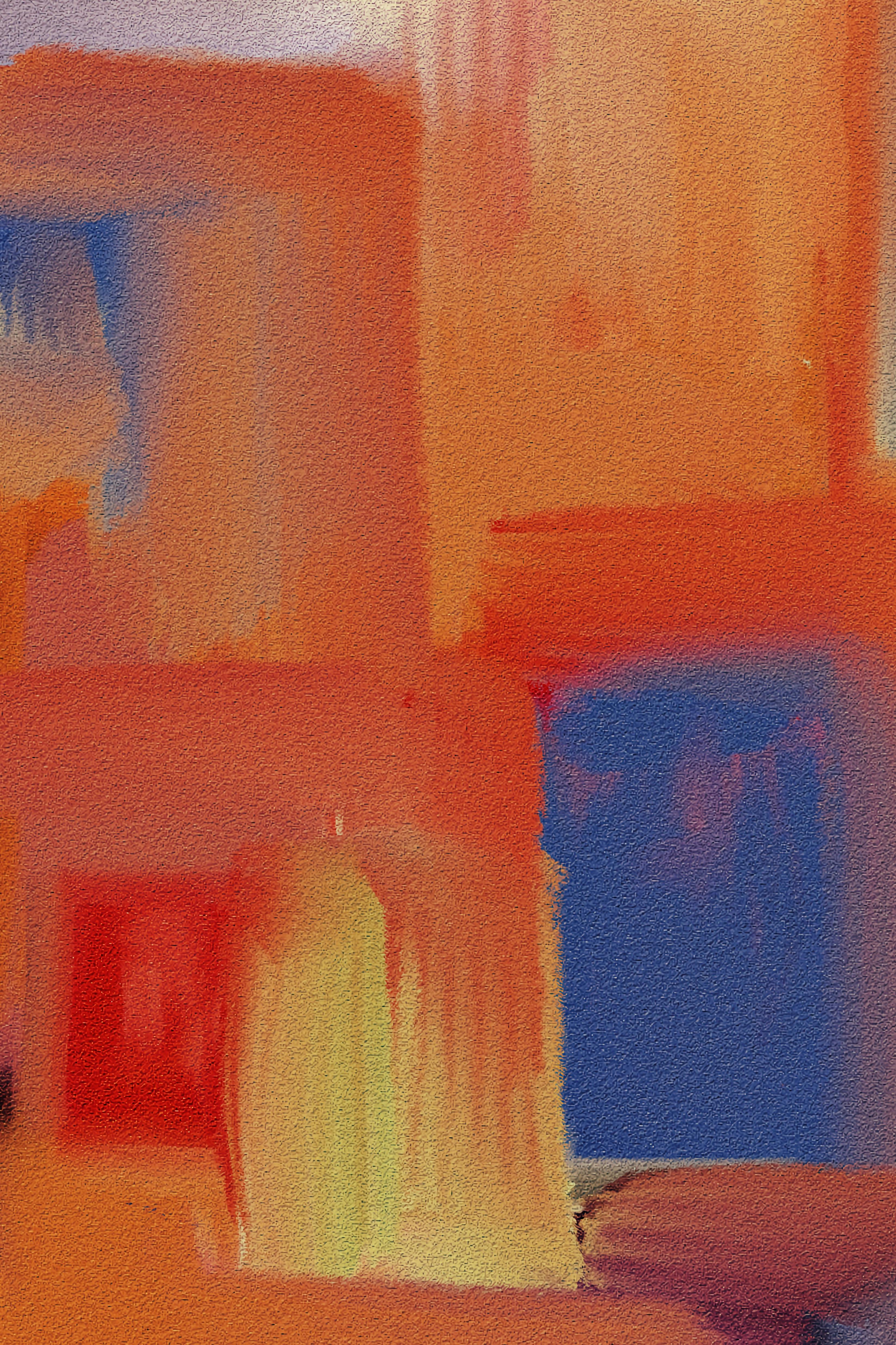 Abstract Painting on Canvas · Free Stock Photo