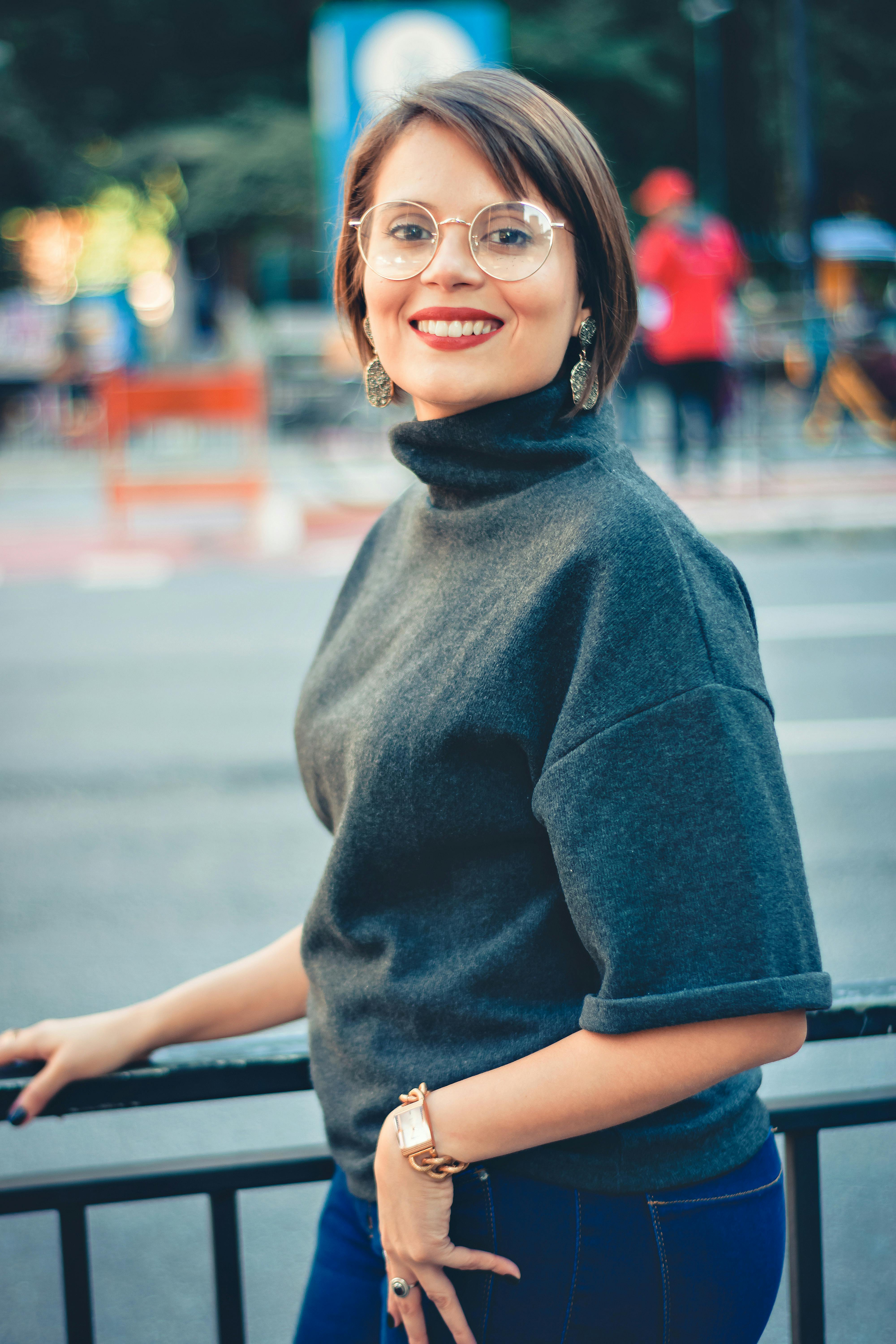 Photo of Woman Wearing Eyeglasses · Free Stock Photo
