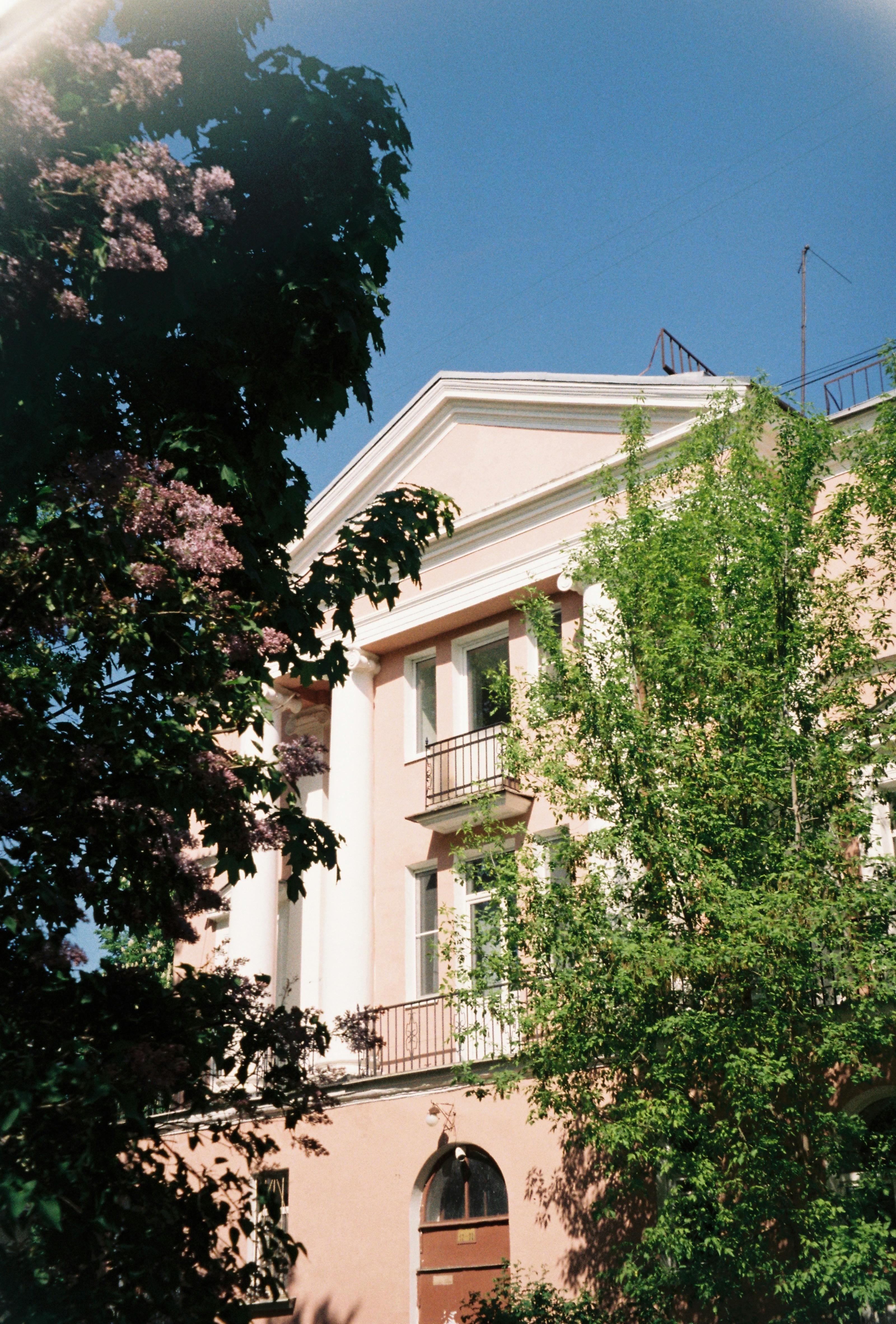 Building behind Trees · Free Stock Photo