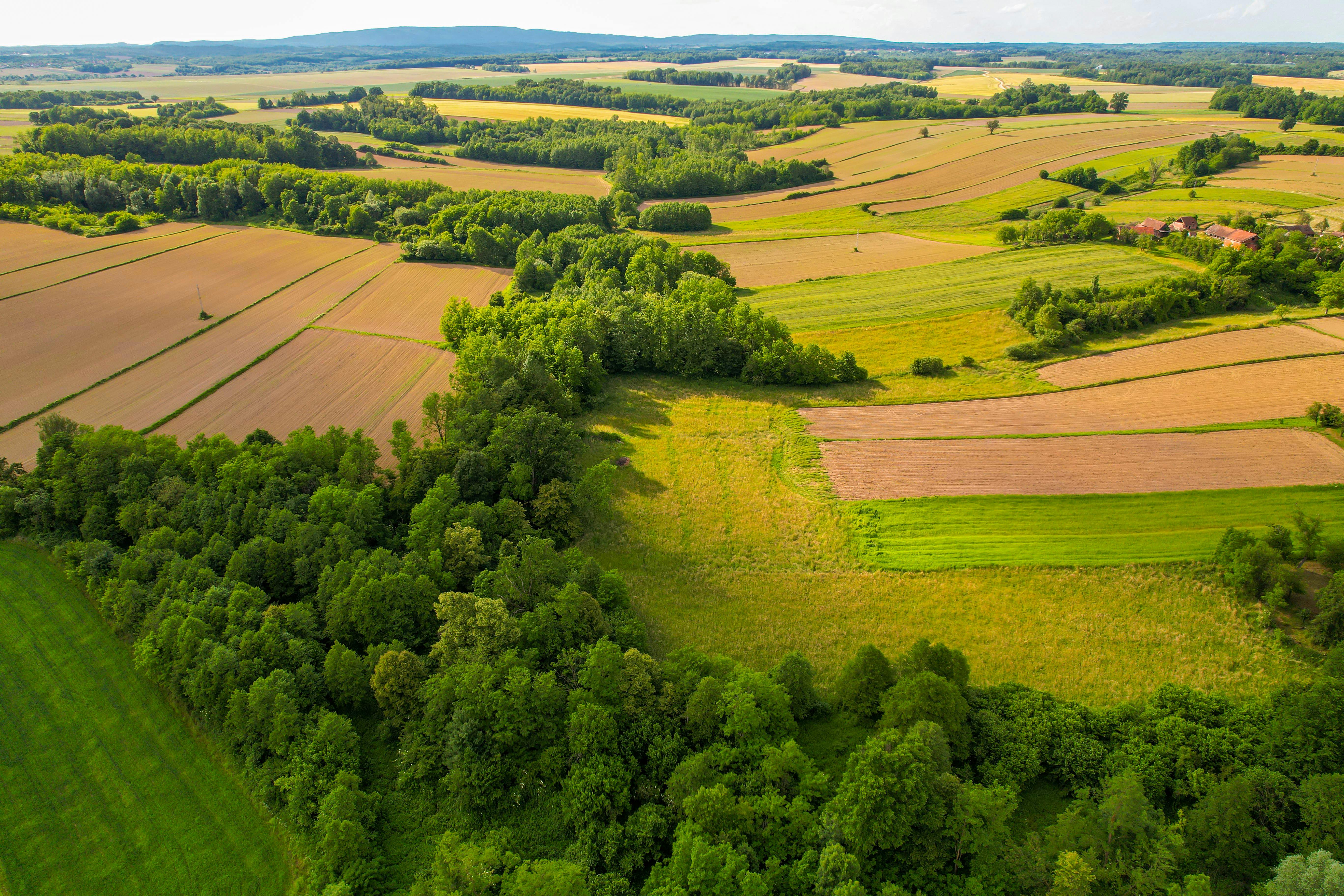 Birds Eye View of Countryside · Free Stock Photo
