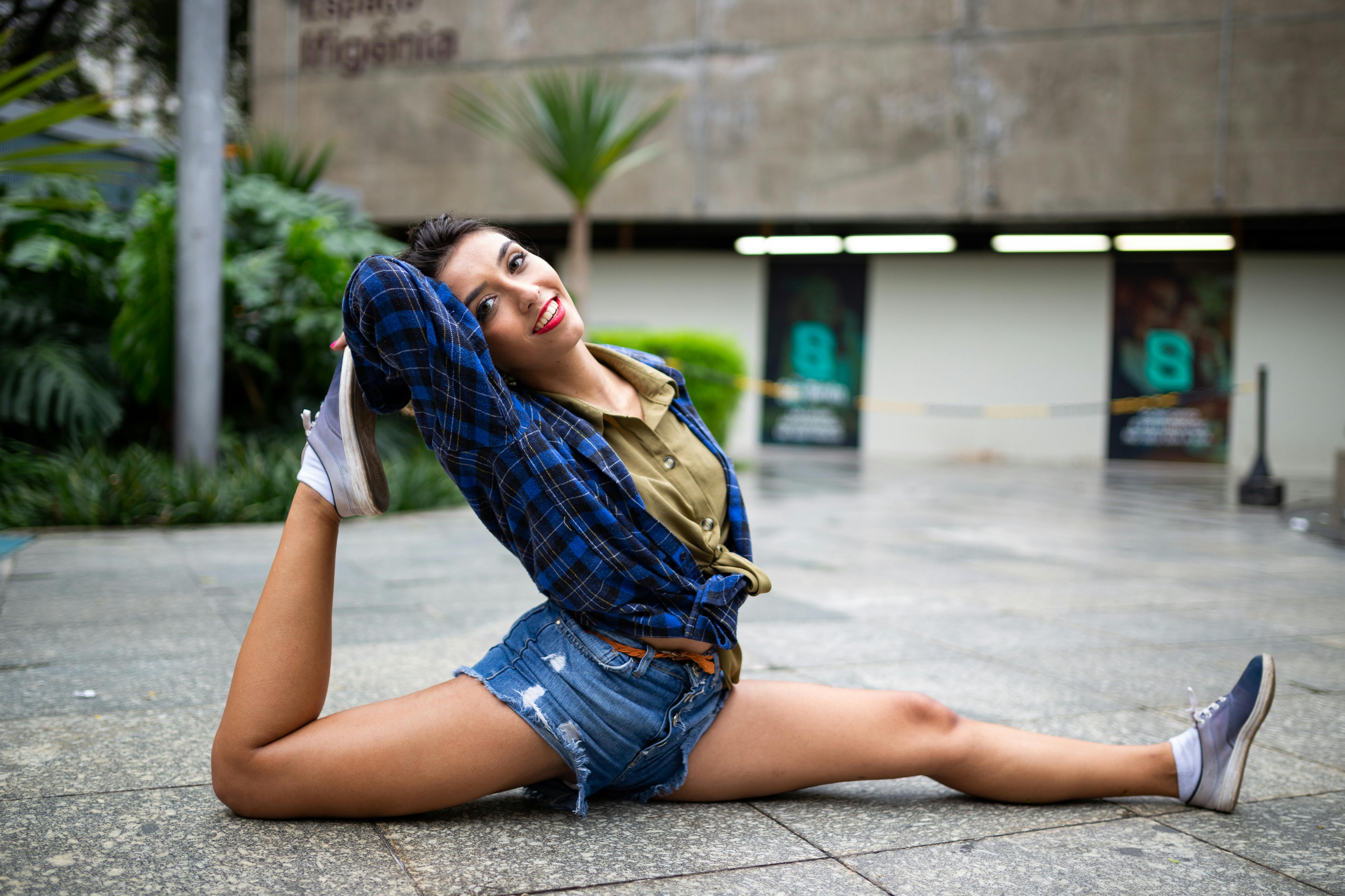 Woman Splitting Her Legs · Free Stock Photo