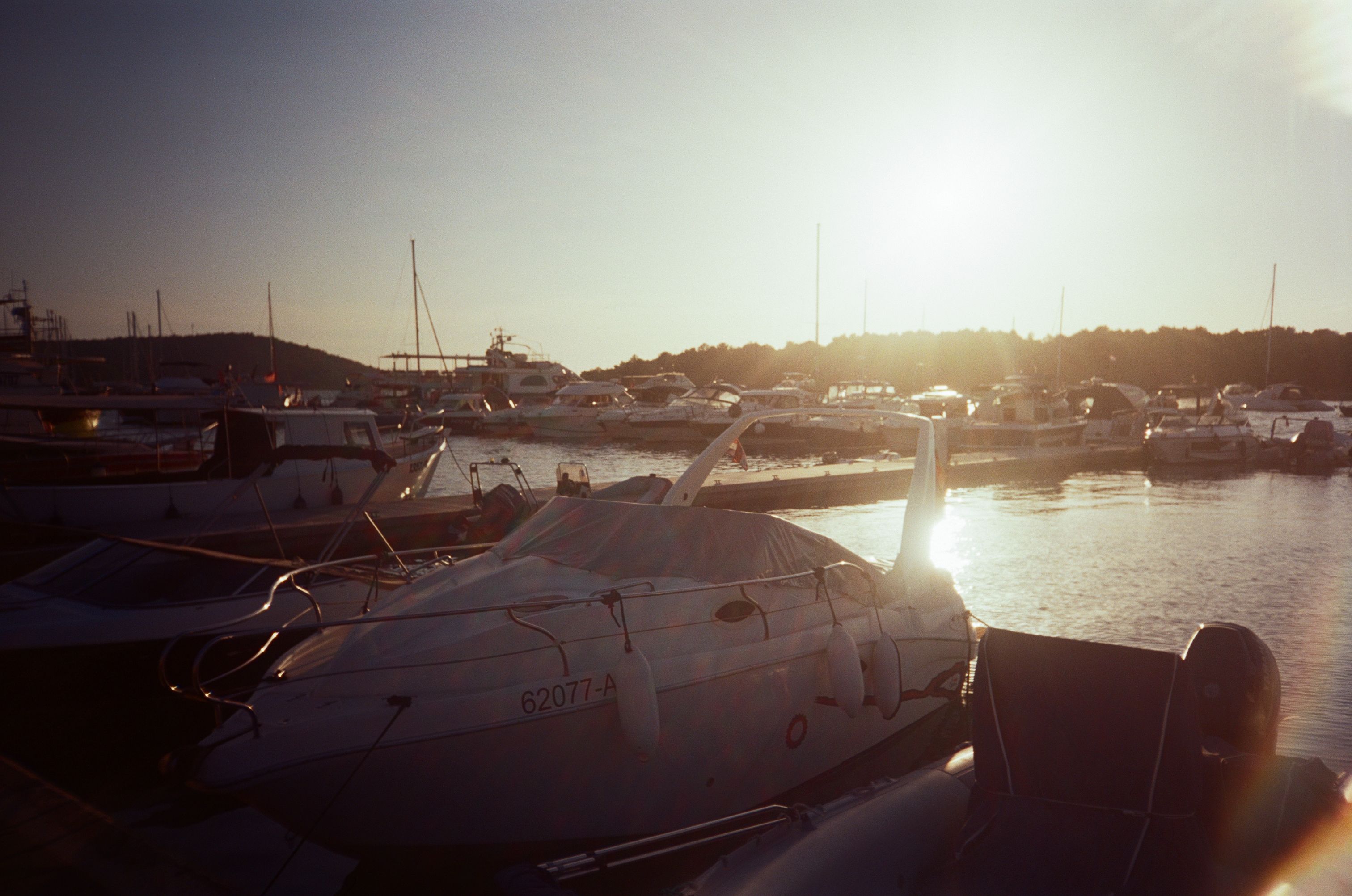 A Harbor at Sunset · Free Stock Photo