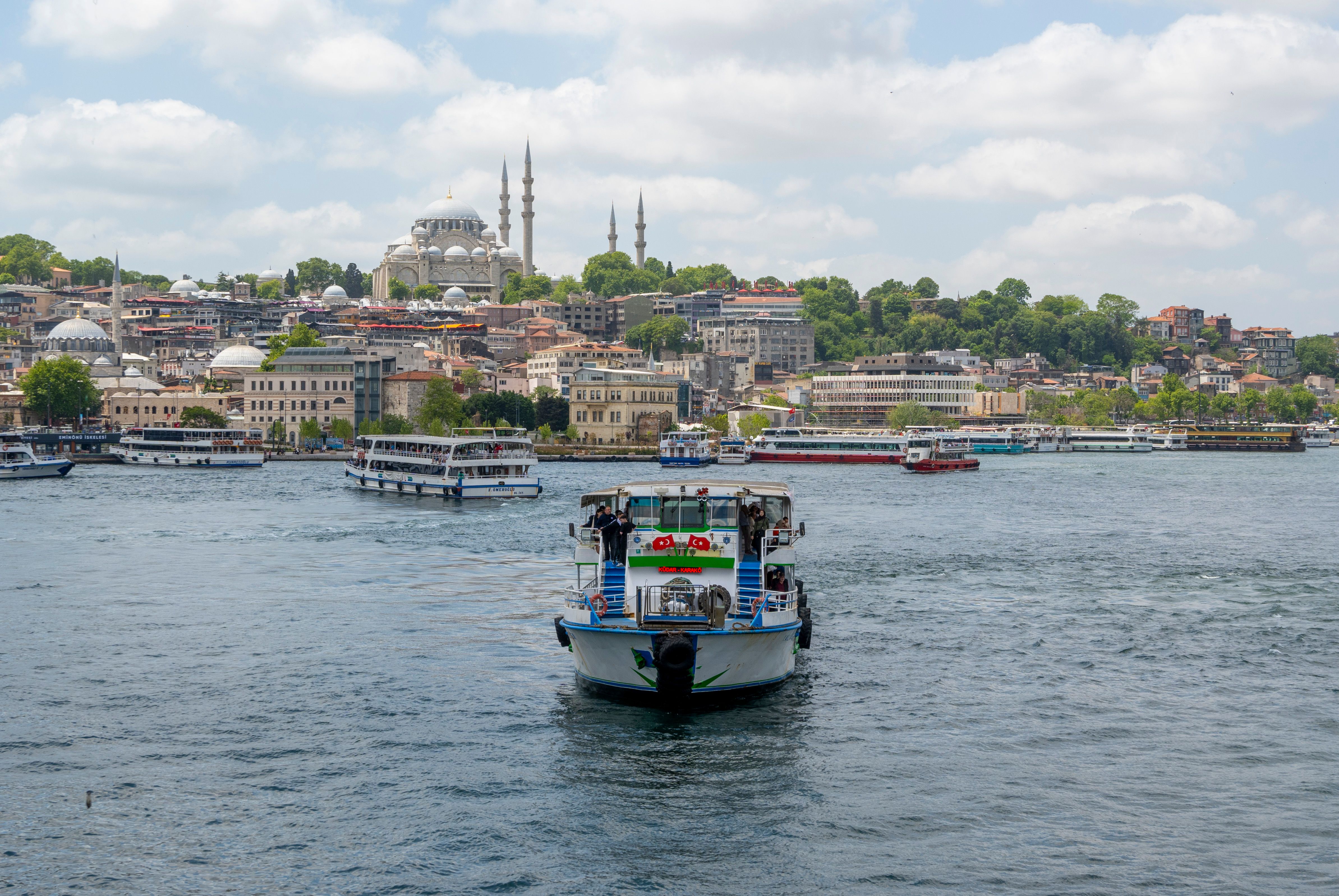 Boat in Harbor in Istanbul · Free Stock Photo