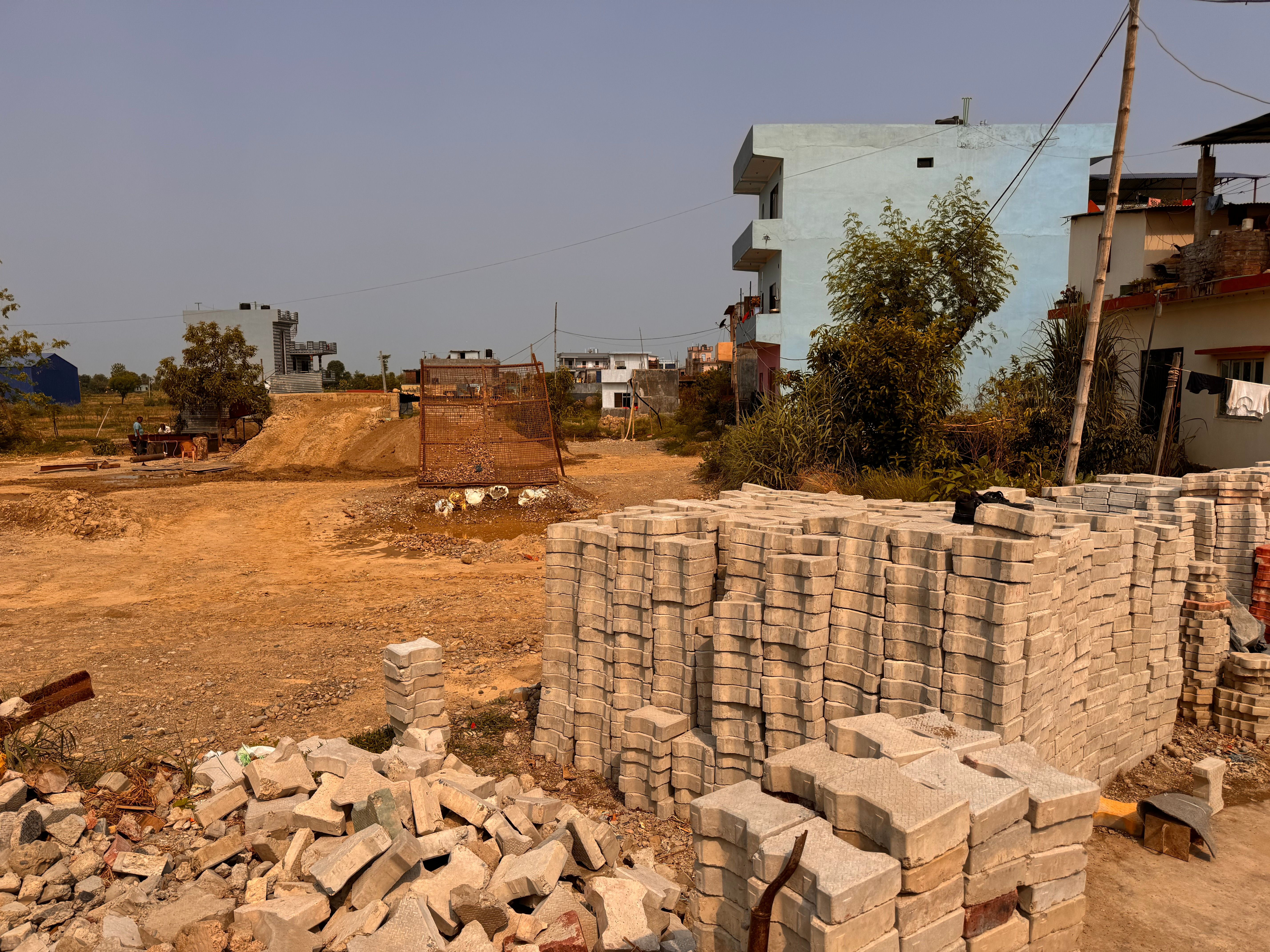 Bricks Heap in Village · Free Stock Photo