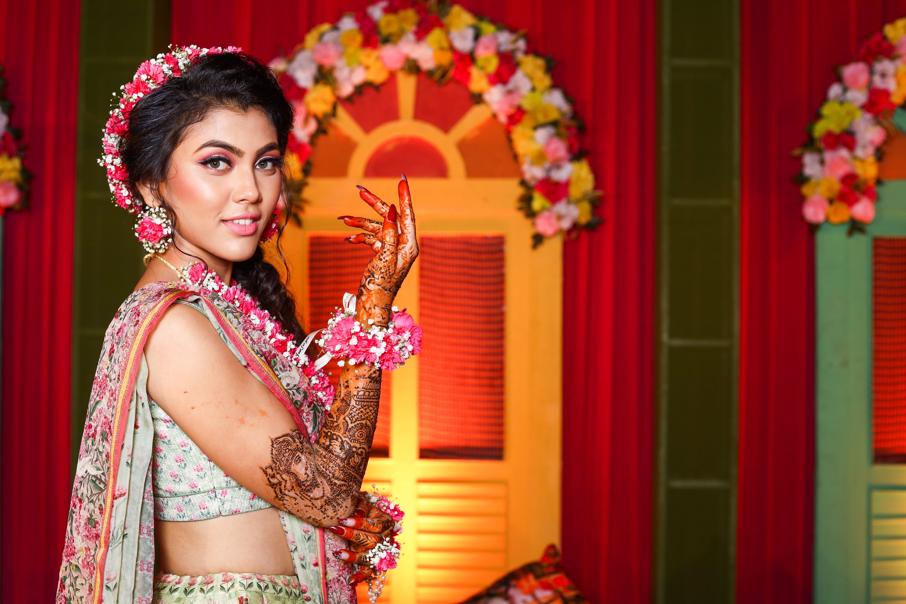 Brunette Woman in Traditional, Wedding Clothing · Free Stock Photo