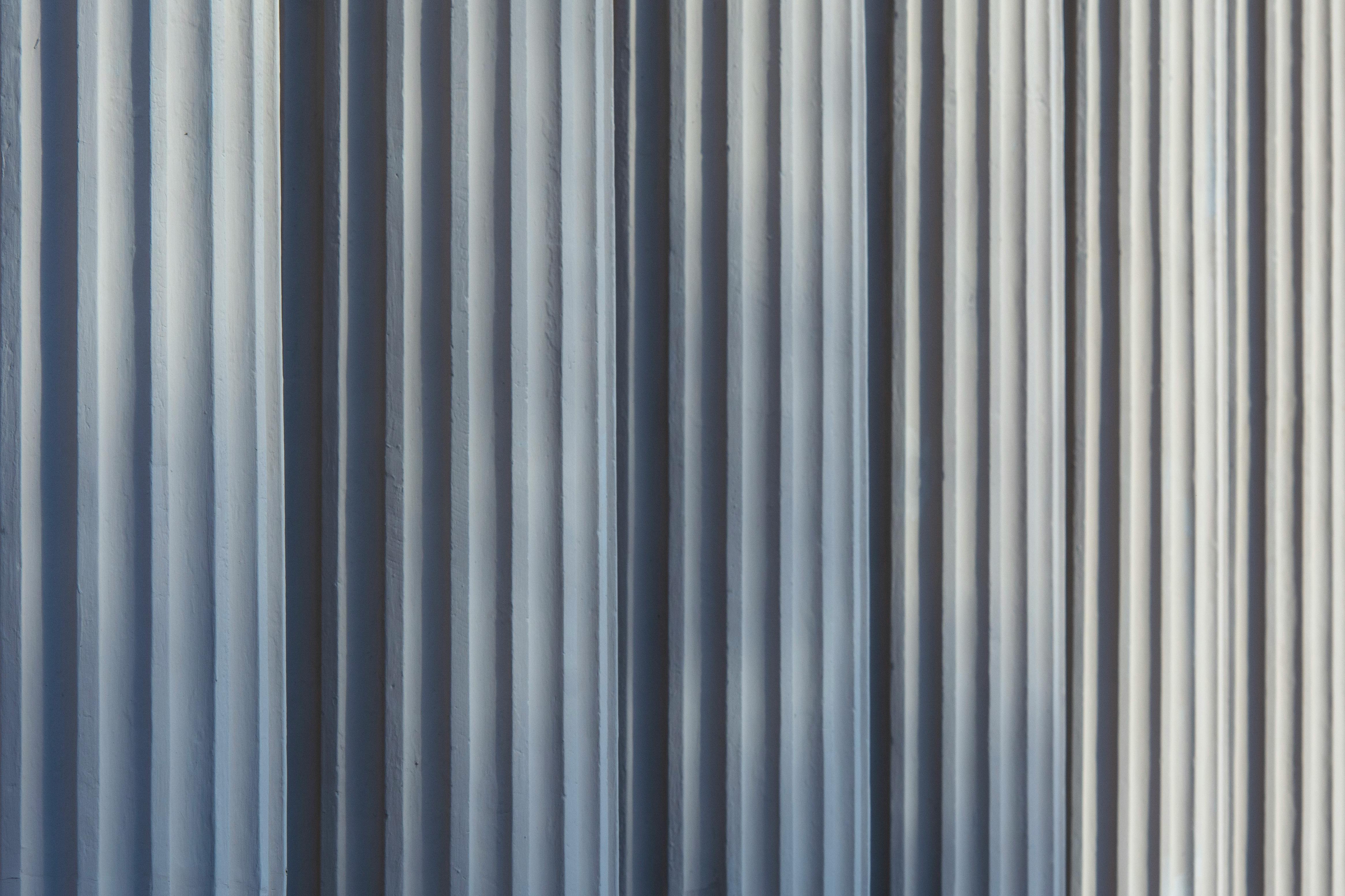 Grey Strings on a Wall · Free Stock Photo