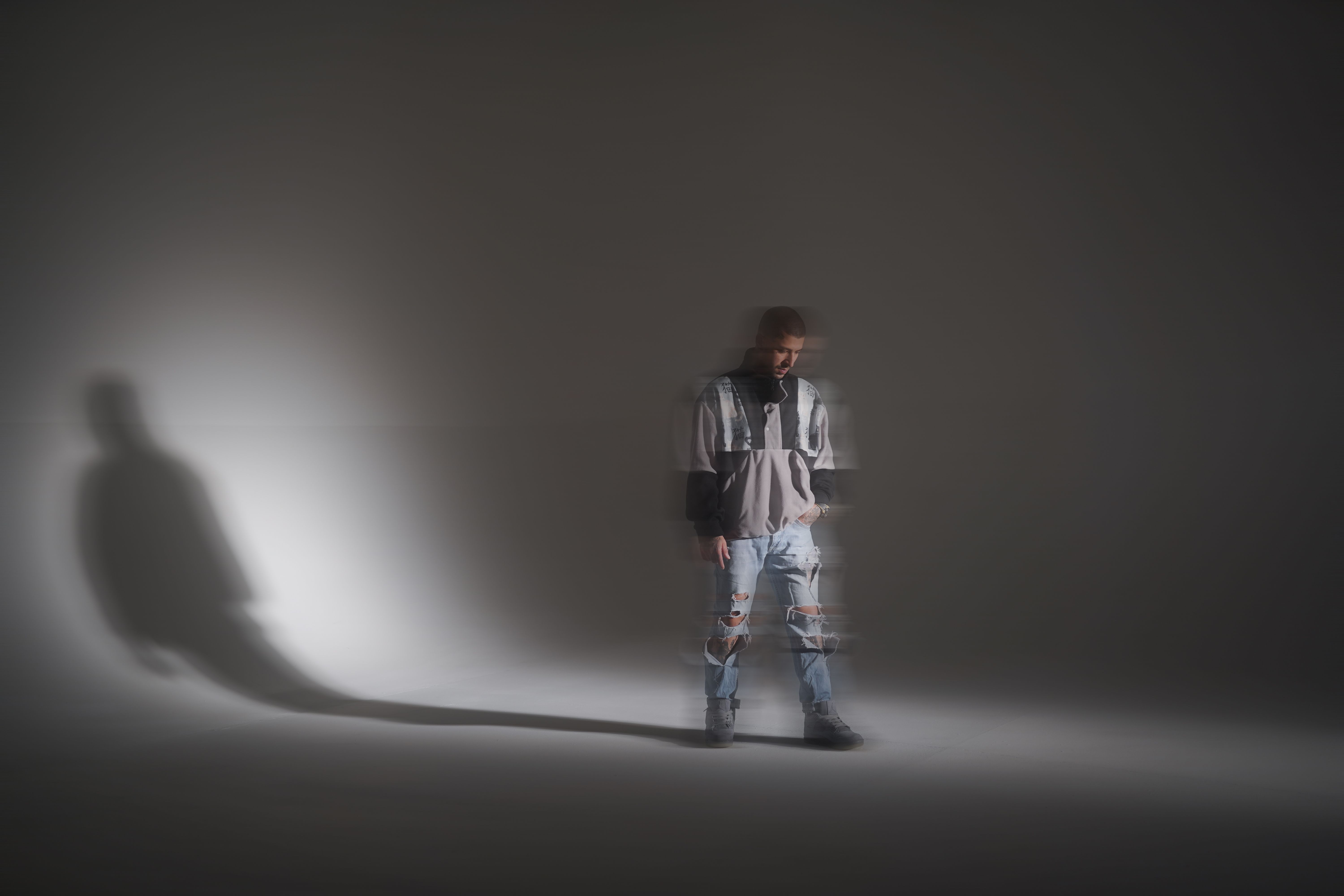Blurred Man in Jacket · Free Stock Photo