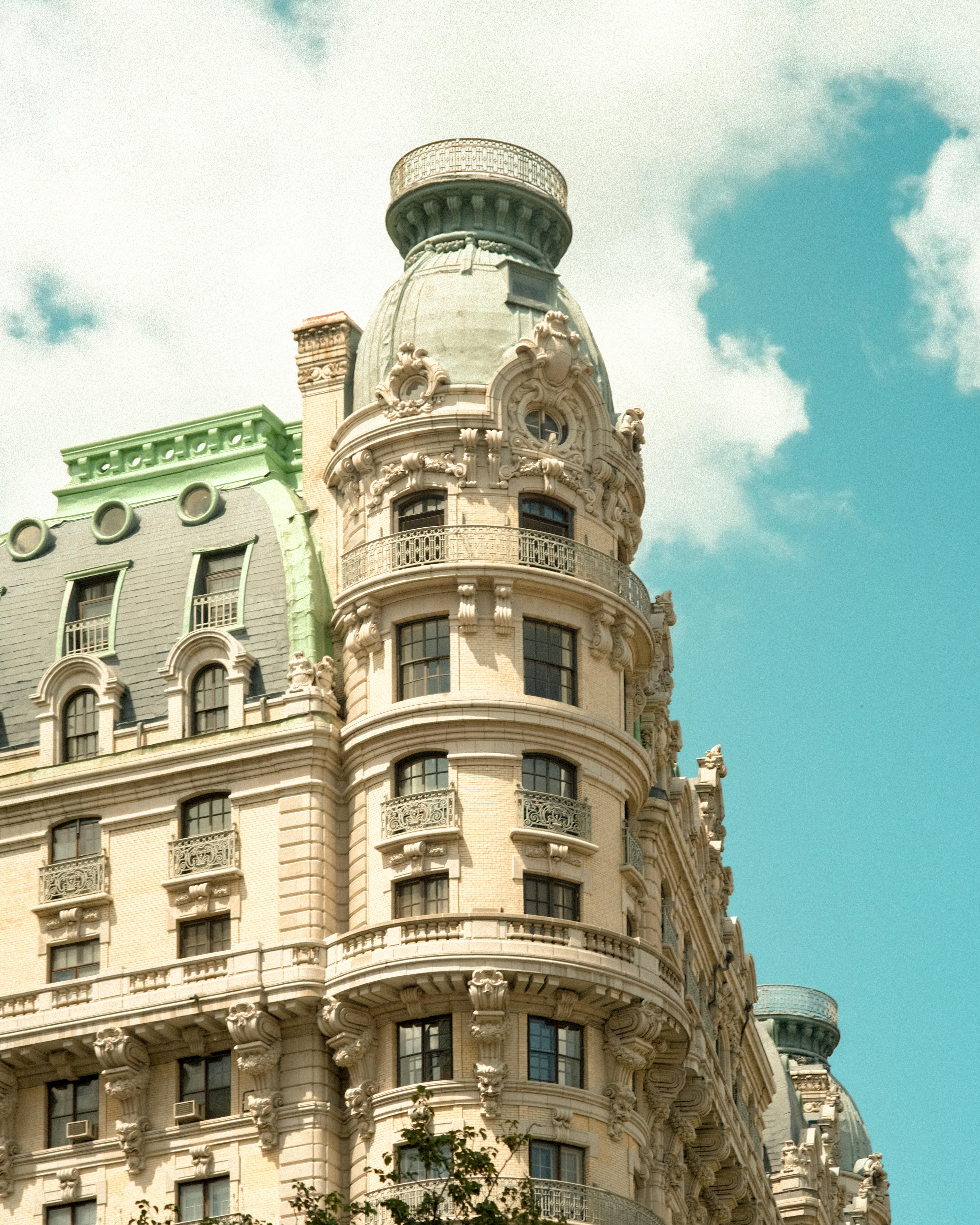 Facade of the Ansonia Building in Manhattan in New York City, New York ...