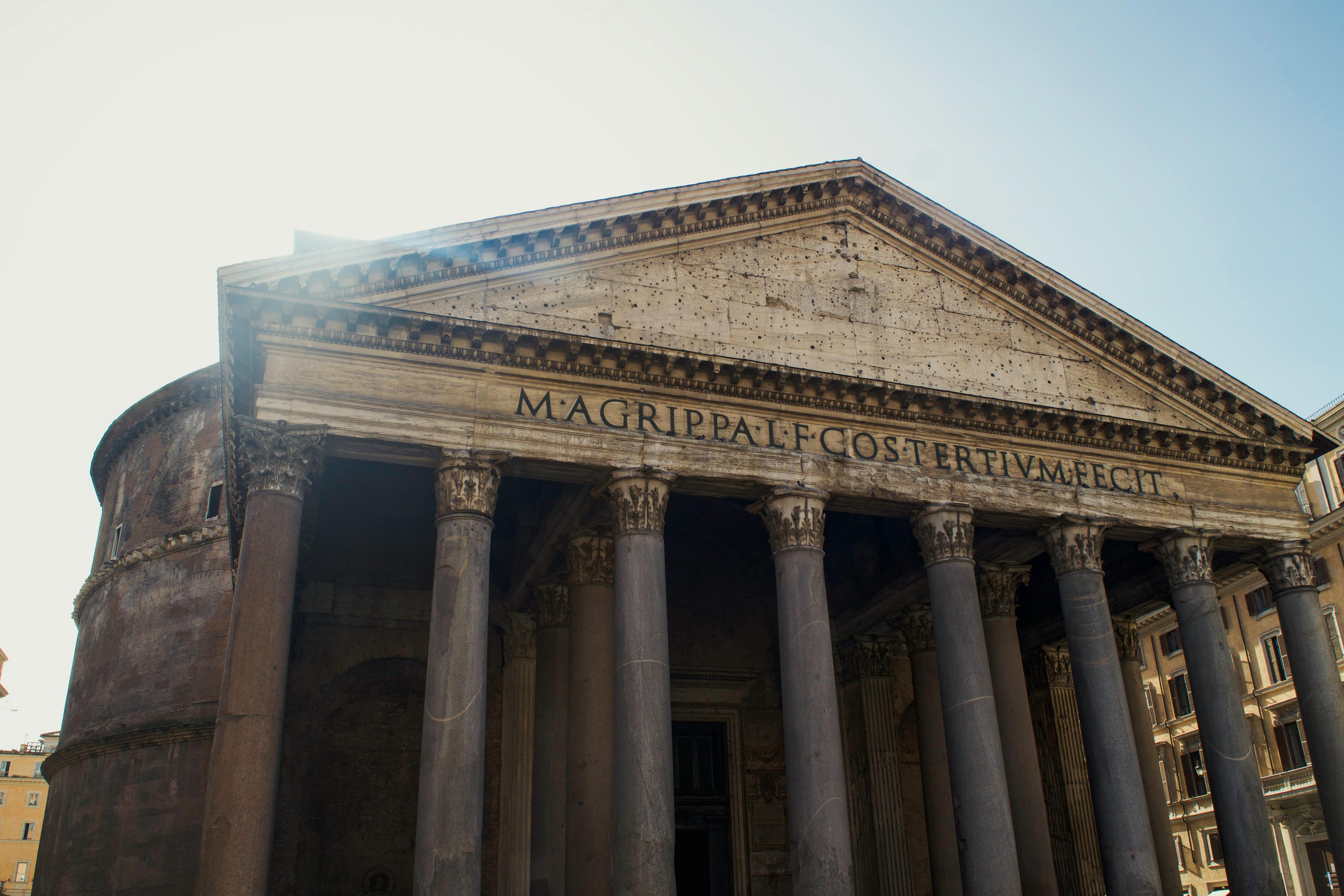 Pantheon Roman Temple in Rome · Free Stock Photo