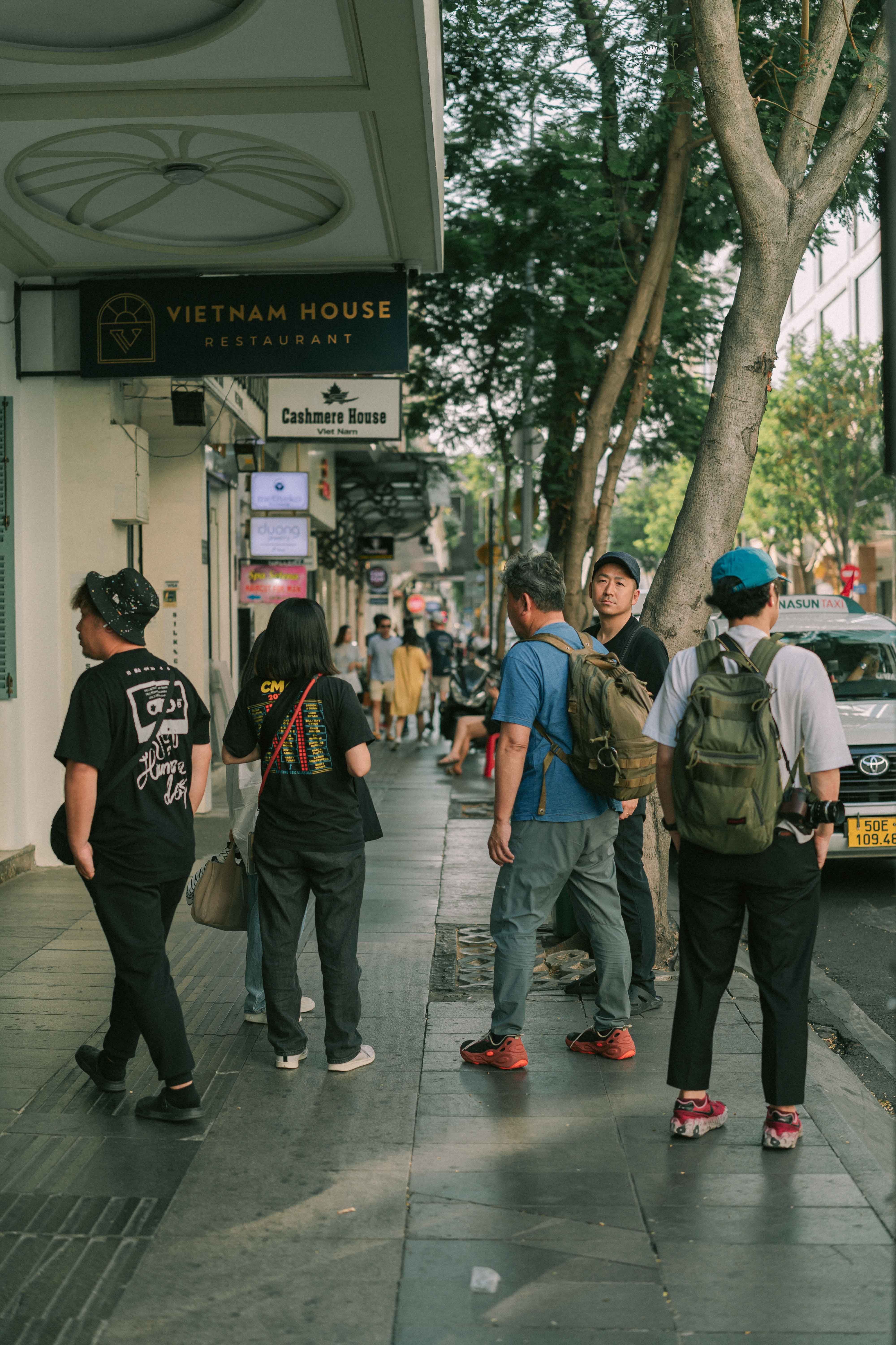 Group of Young People in a City Street · Free Stock Photo