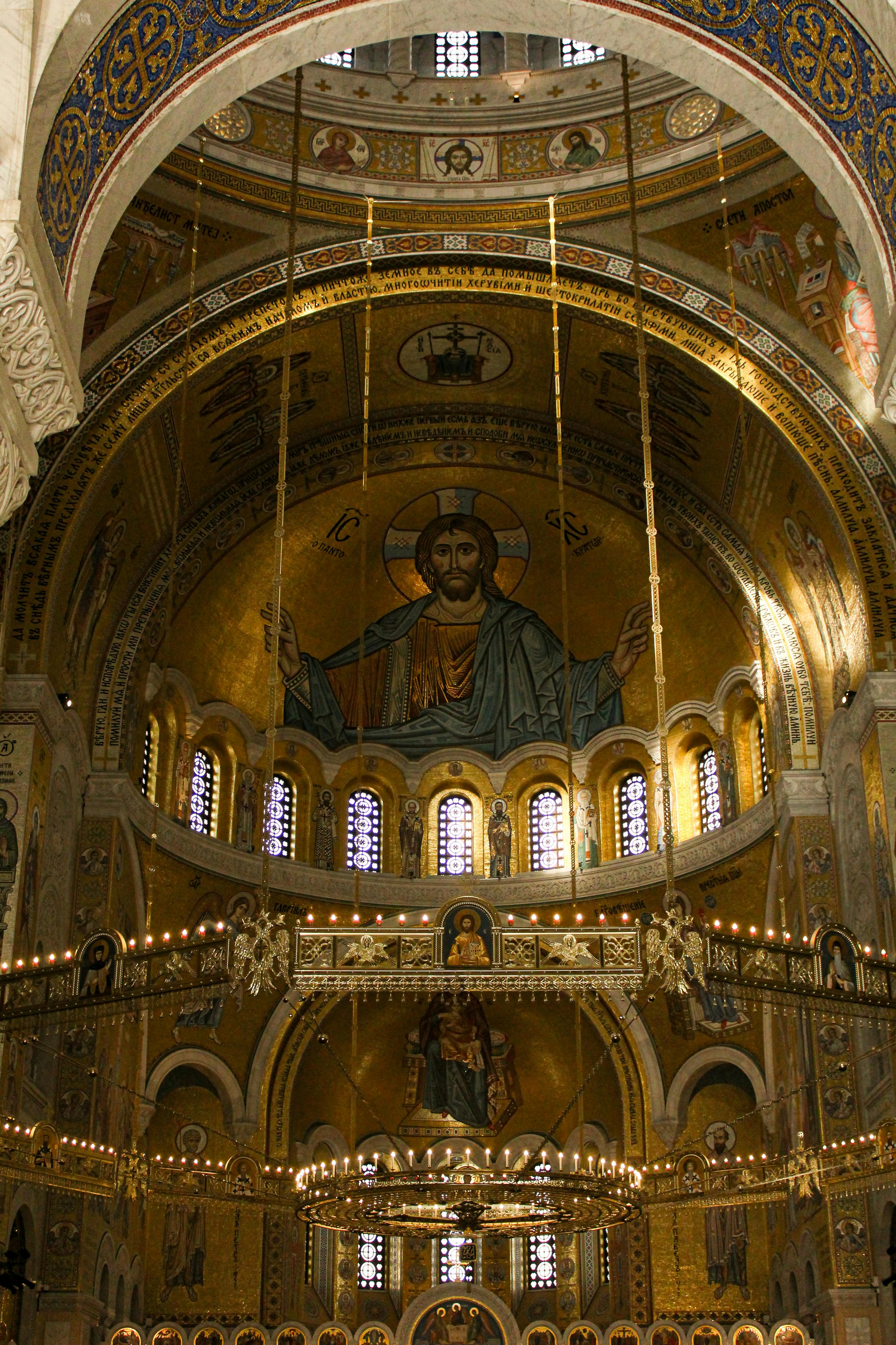 Interior of a Golden Byzantine Church · Free Stock Photo