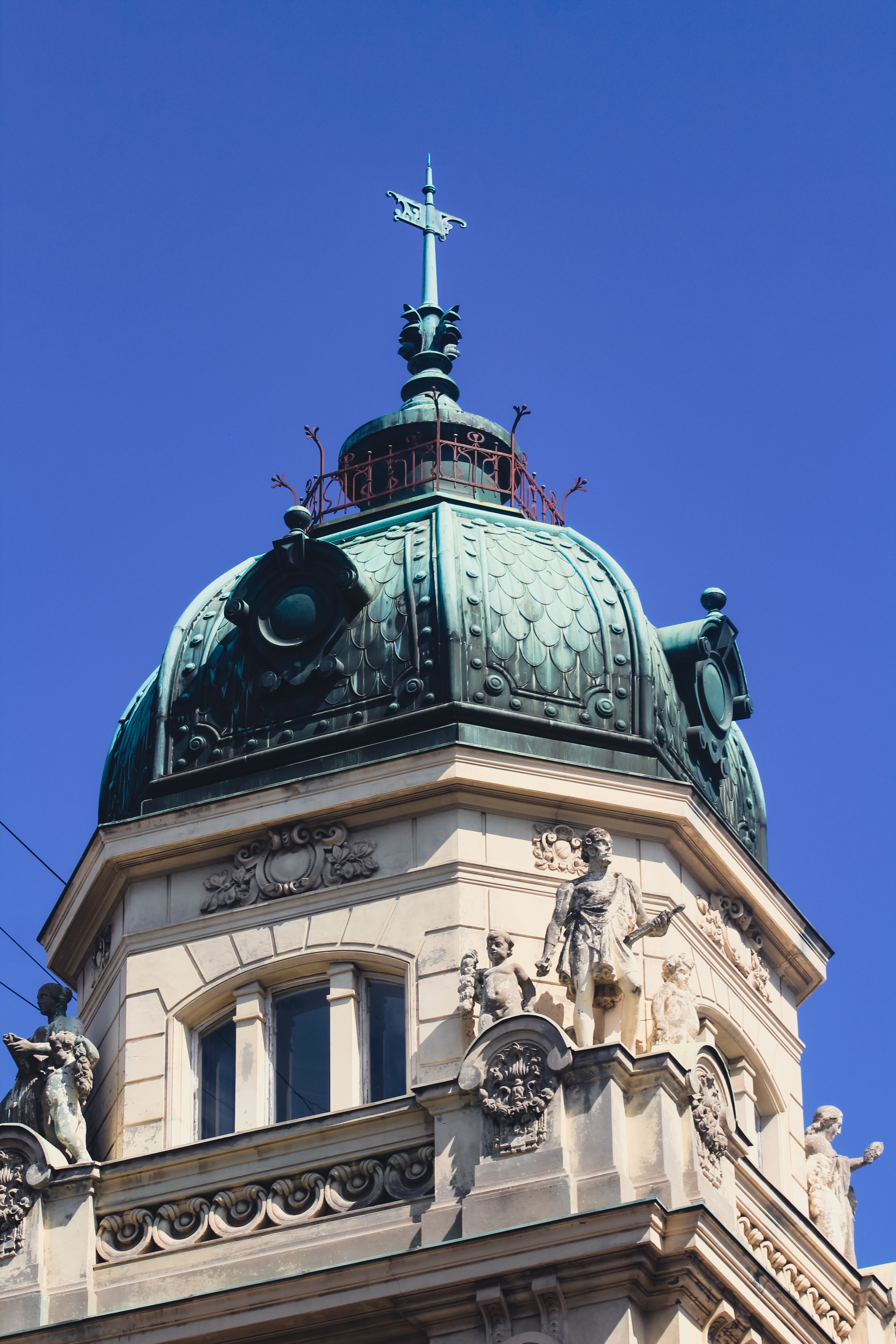 Green Dome on Baroque Building in Belgrade, Serbia · Free Stock Photo