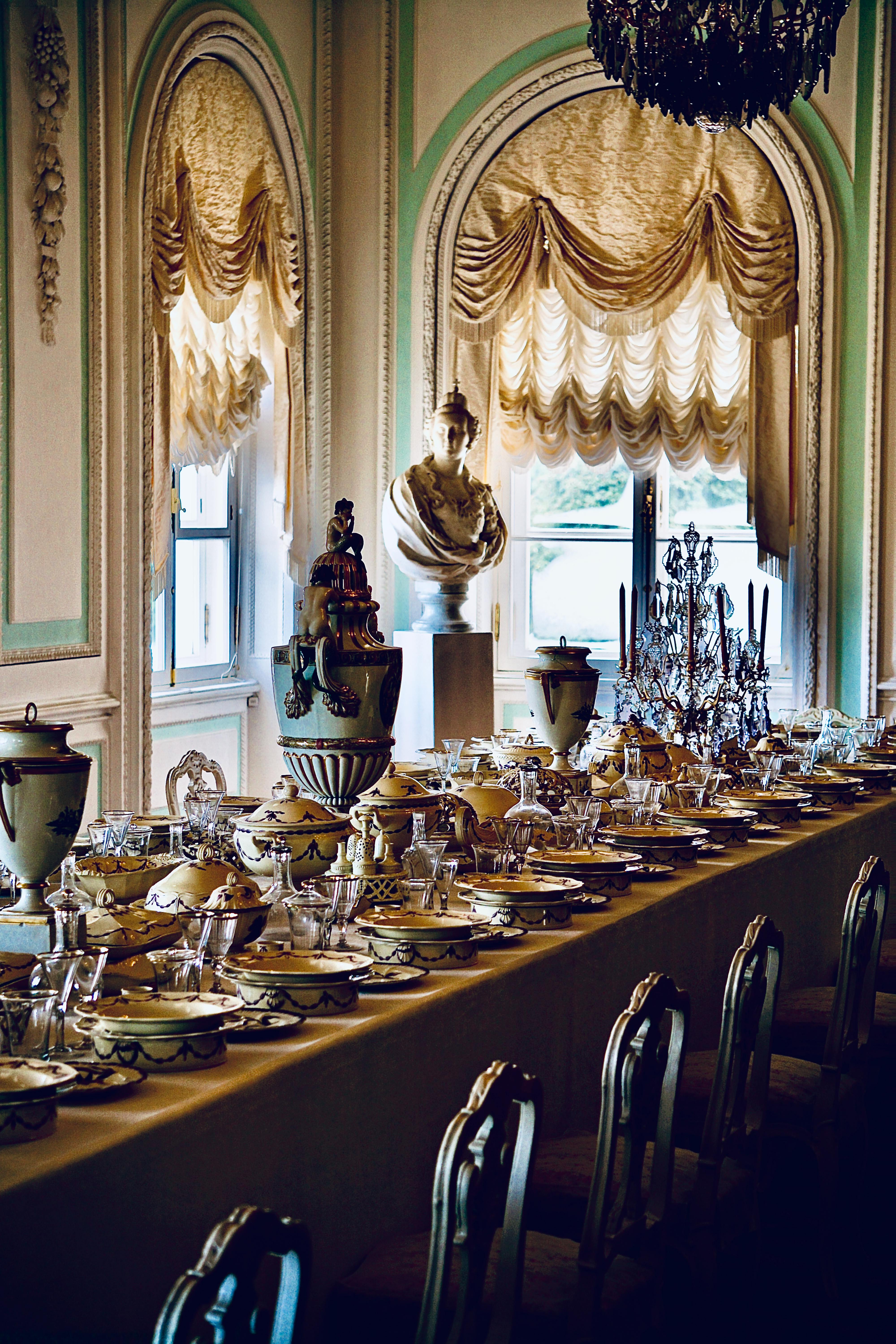 Table Beside Window Curtain · Free Stock Photo