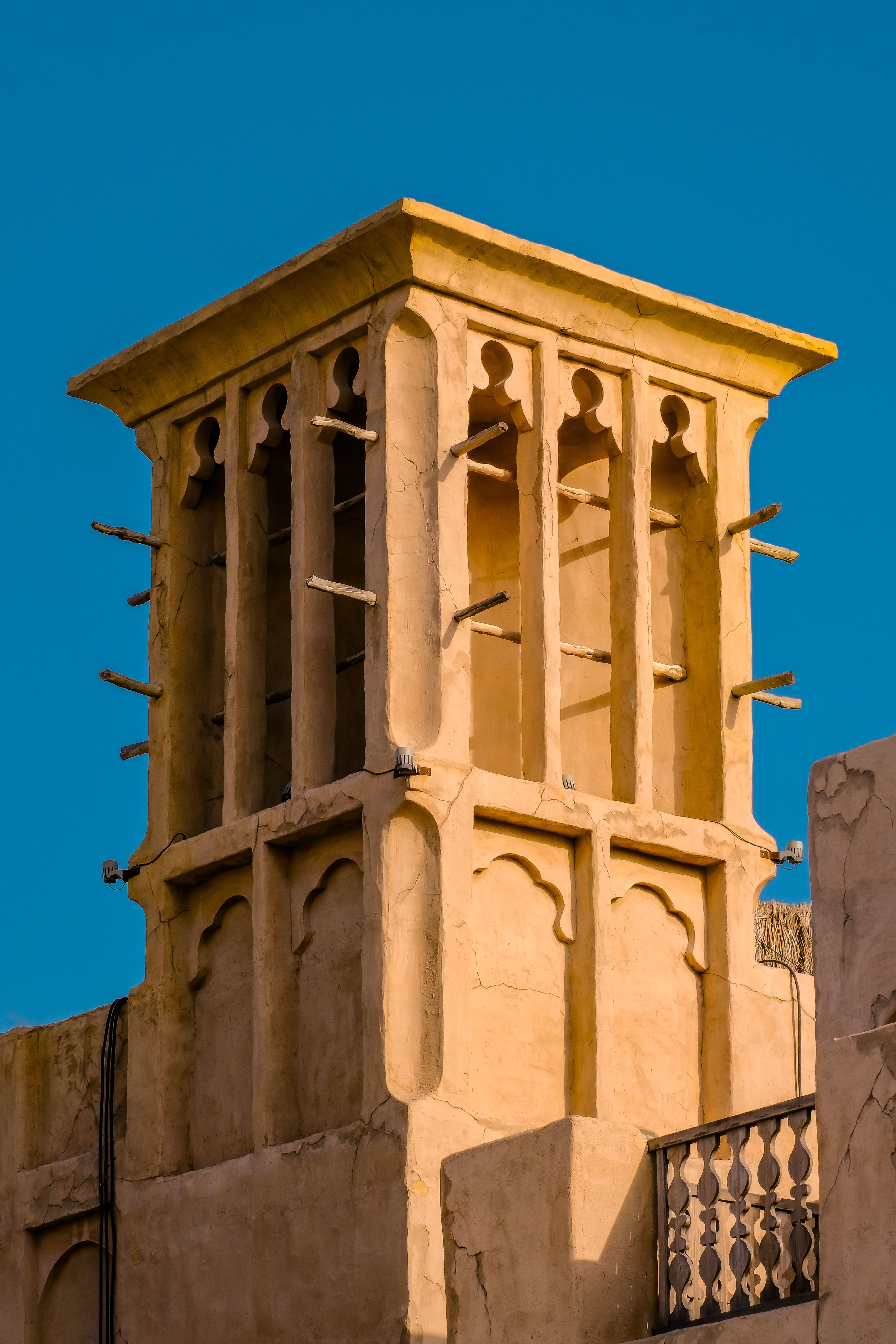 Tower in Al Bastakiya Historic District in Dubai, UAE · Free Stock Photo