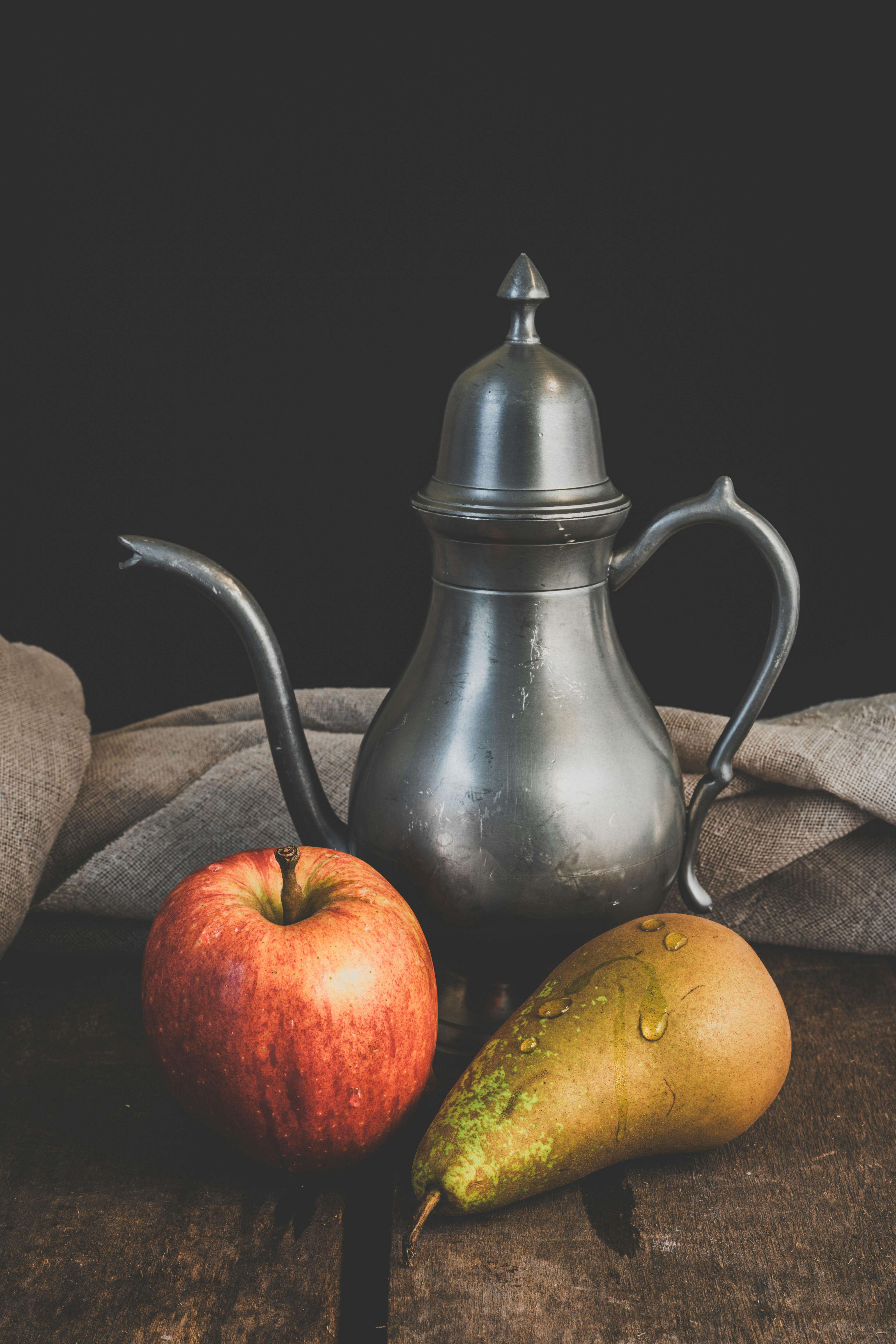 Fruits and a Kettle · Free Stock Photo