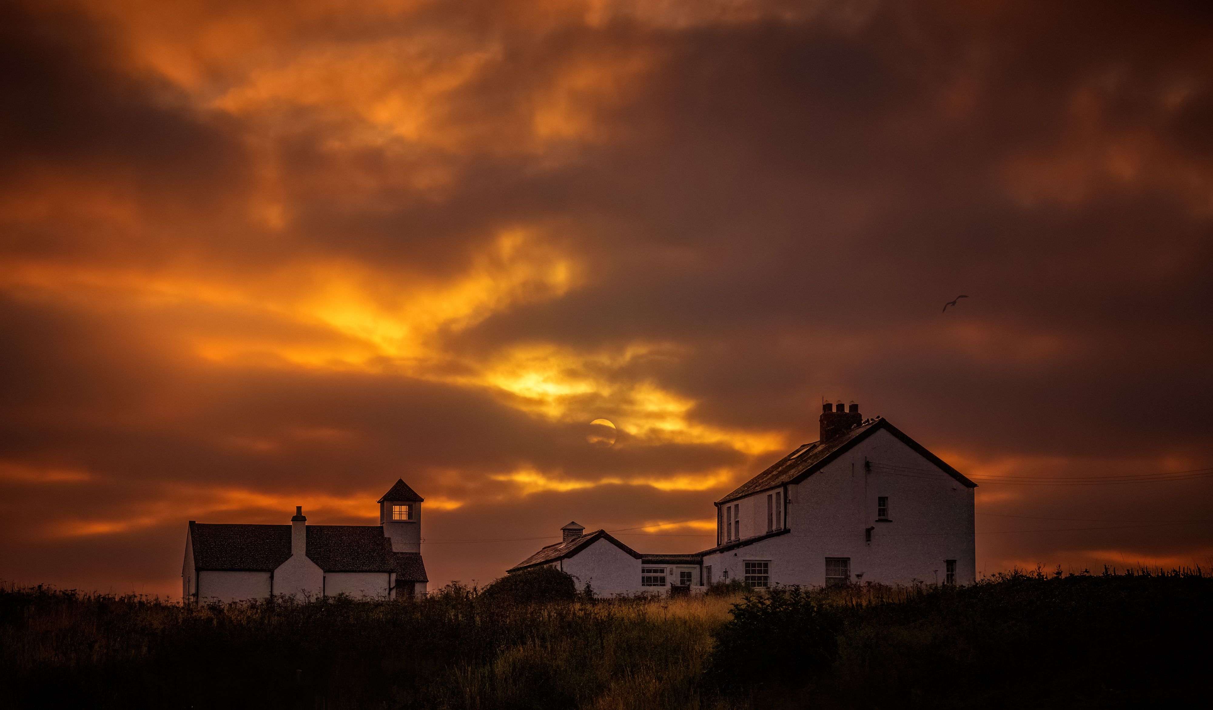 Rocky Island and Watch House Museum at Sunset · Free Stock Photo