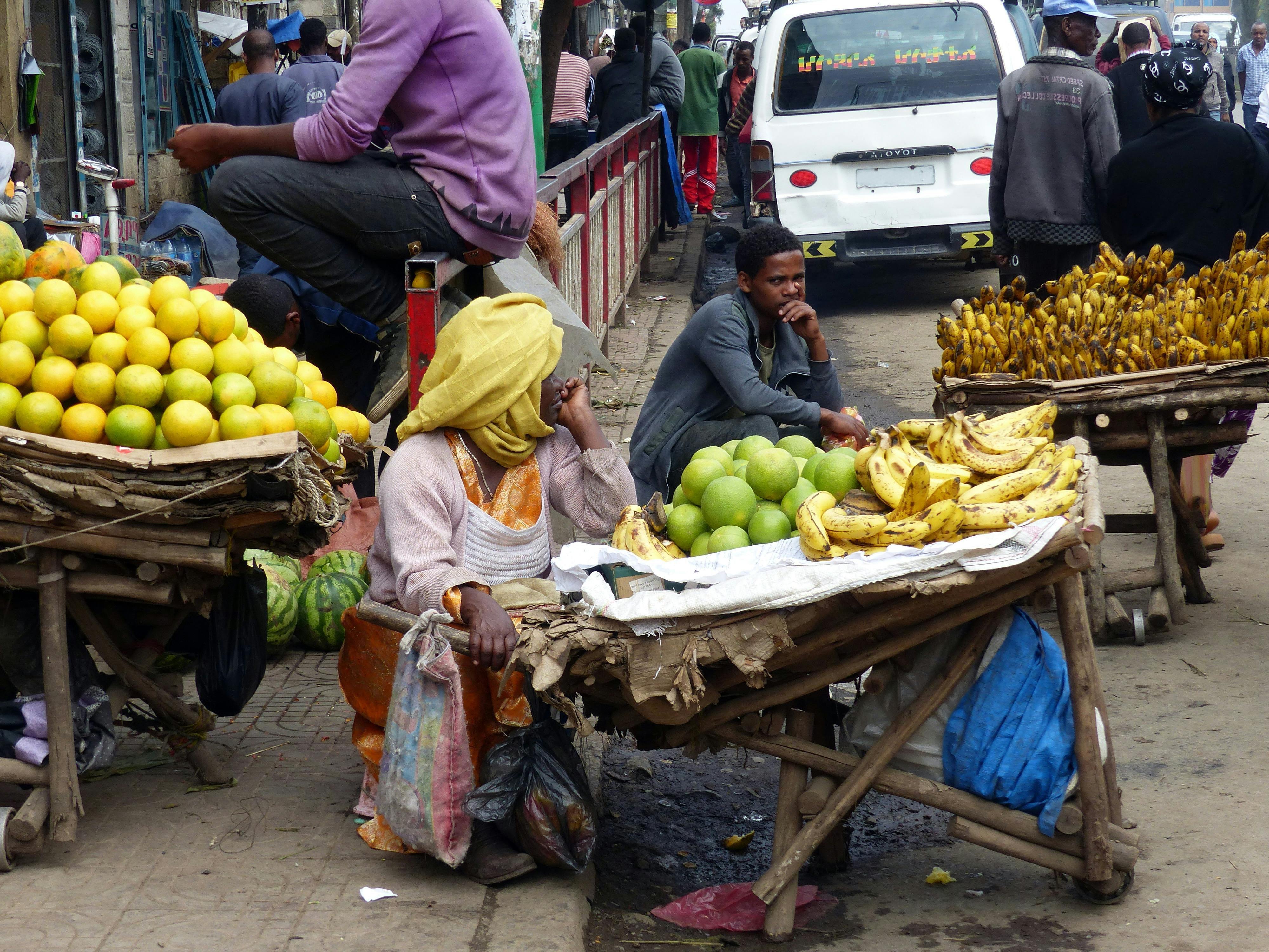 People Selling Fresh Food at the Market · Free Stock Photo
